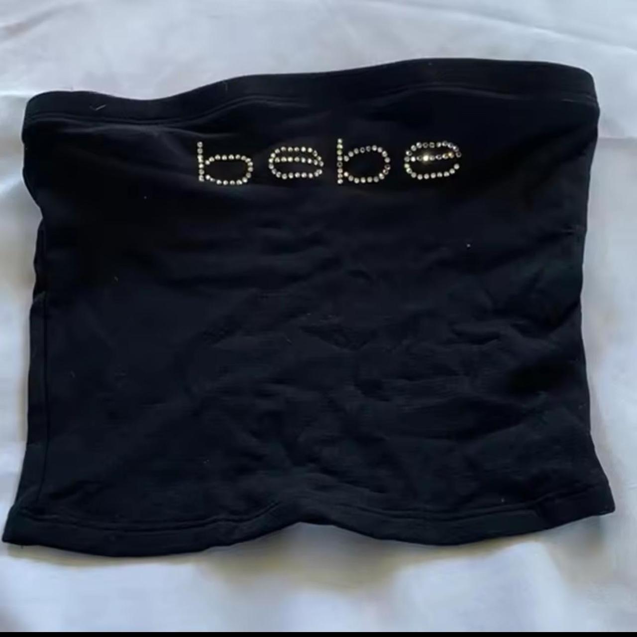 Black Bebe tube top #y2kfashion | Depop