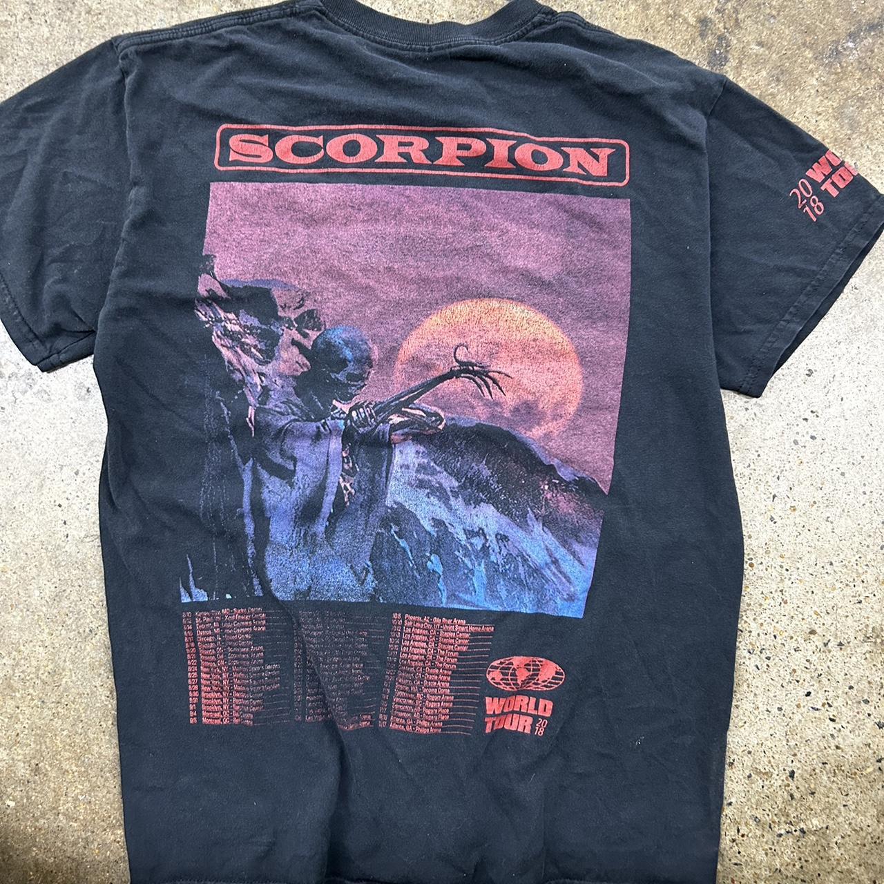 2018 scorpion tore shirt Great condition, crazy fade - Depop