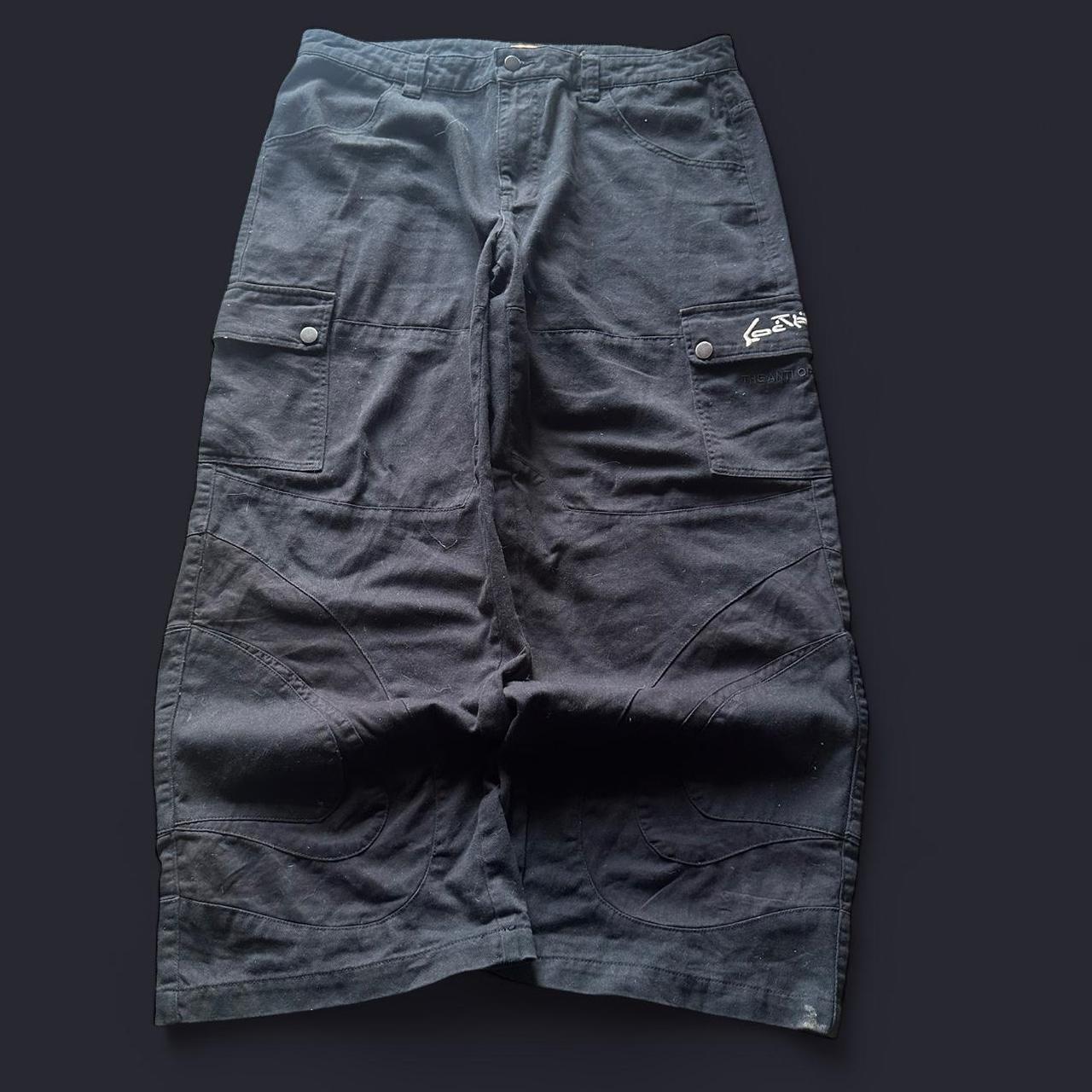 Literally supper baggy 12”leg opening Black... | Depop