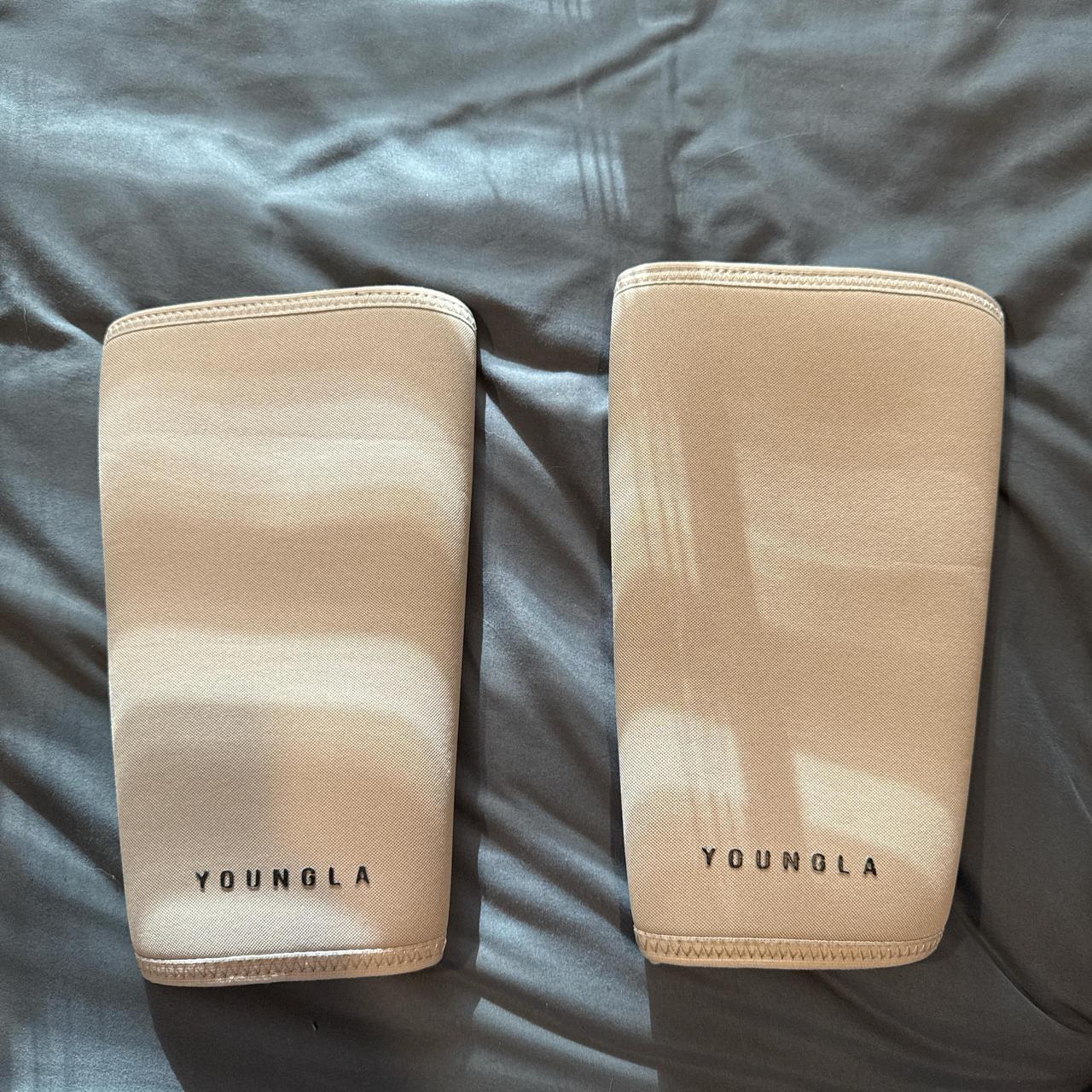 YoungLA knee sleeves. Only worn twice. Has been... - Depop
