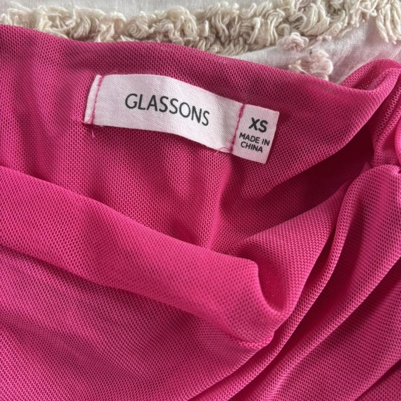 glassons pink mesh top, worn a couple times - can’t... | Depop
