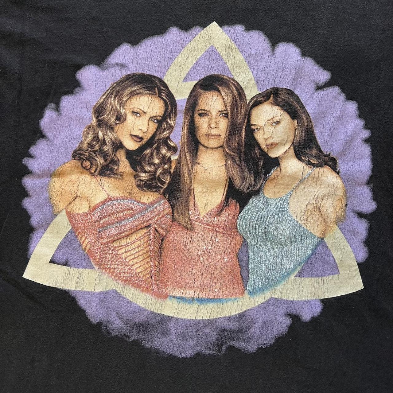 Vintage 2002 Charmed TV Show Promo Tshirt Mens L ALM... | Depop
