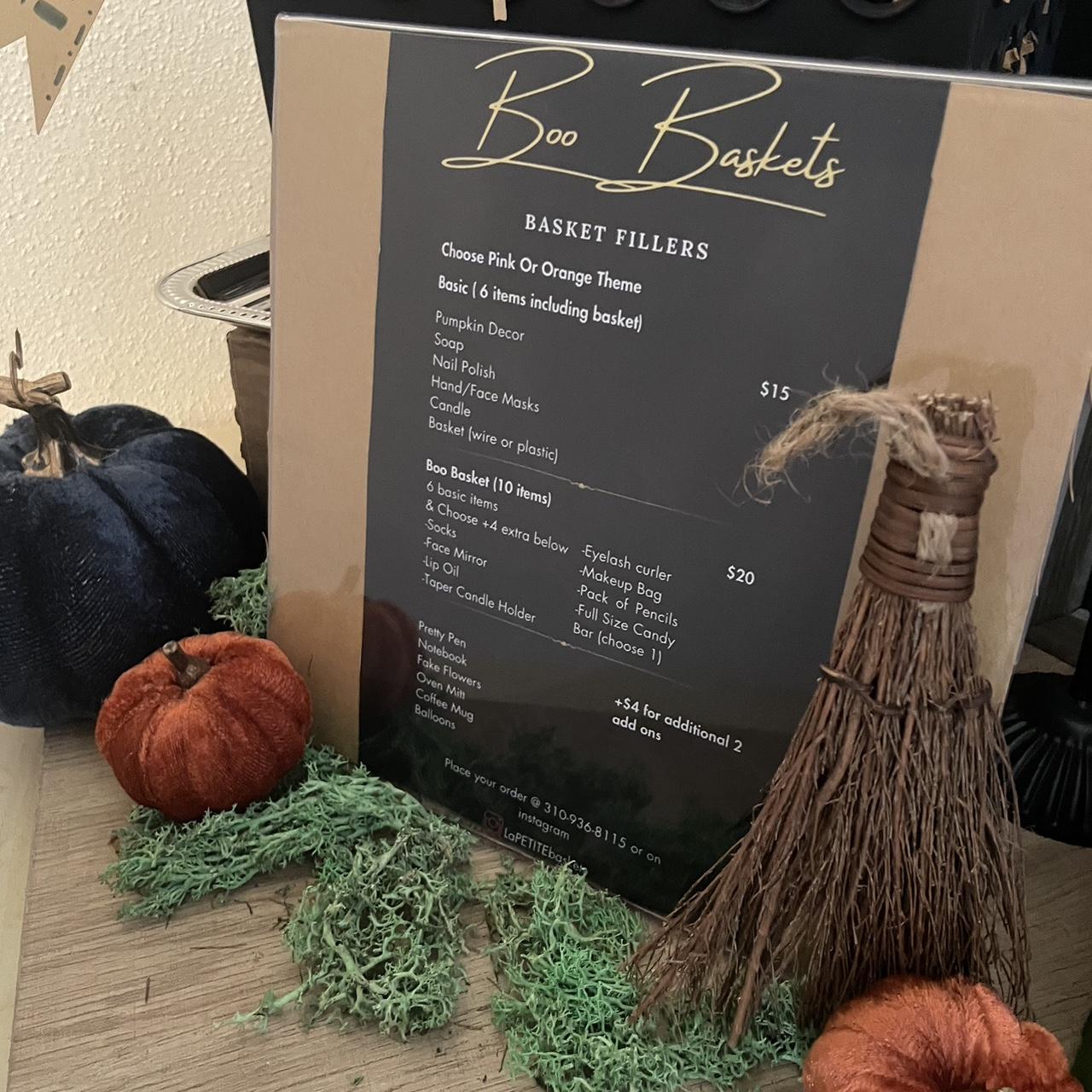 Basic Boo Basket 👻🧺🧸🤎 Choose 6+ items Choose... - Depop