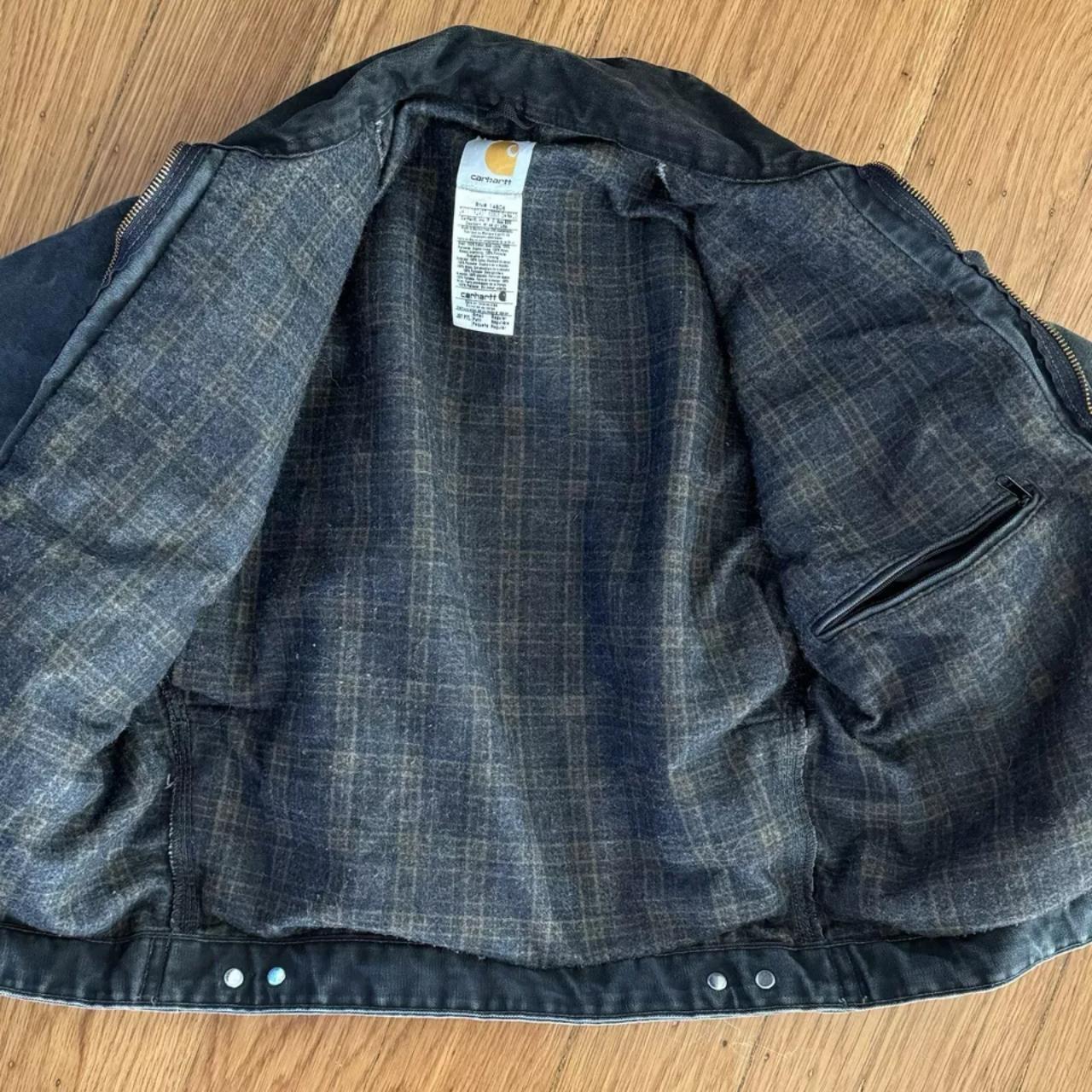 SMALL Vintage Carhartt Detroit Jacket J97 PTL... - Depop