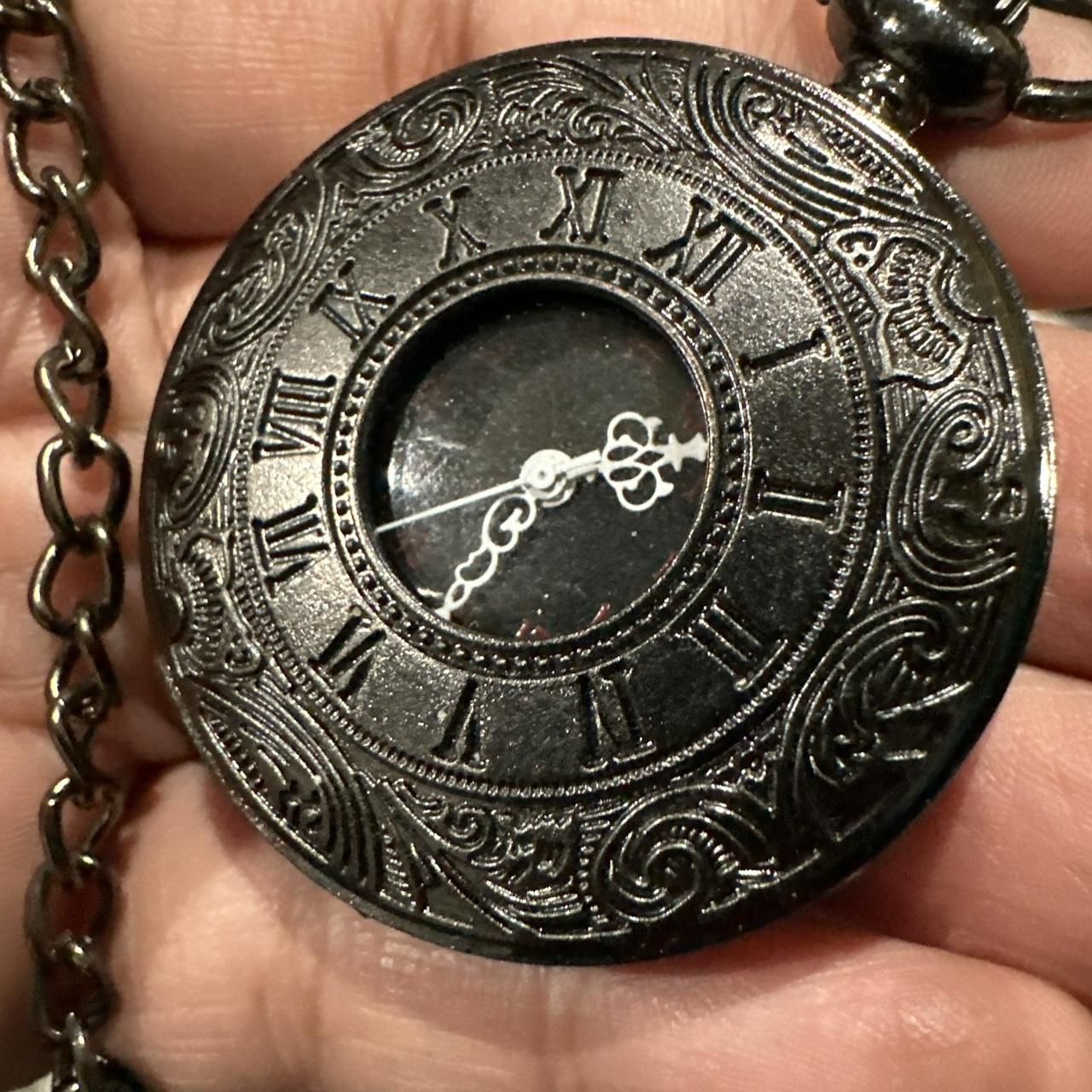 Running pocket watch Roman Round Pocket WatchRoman... - Depop