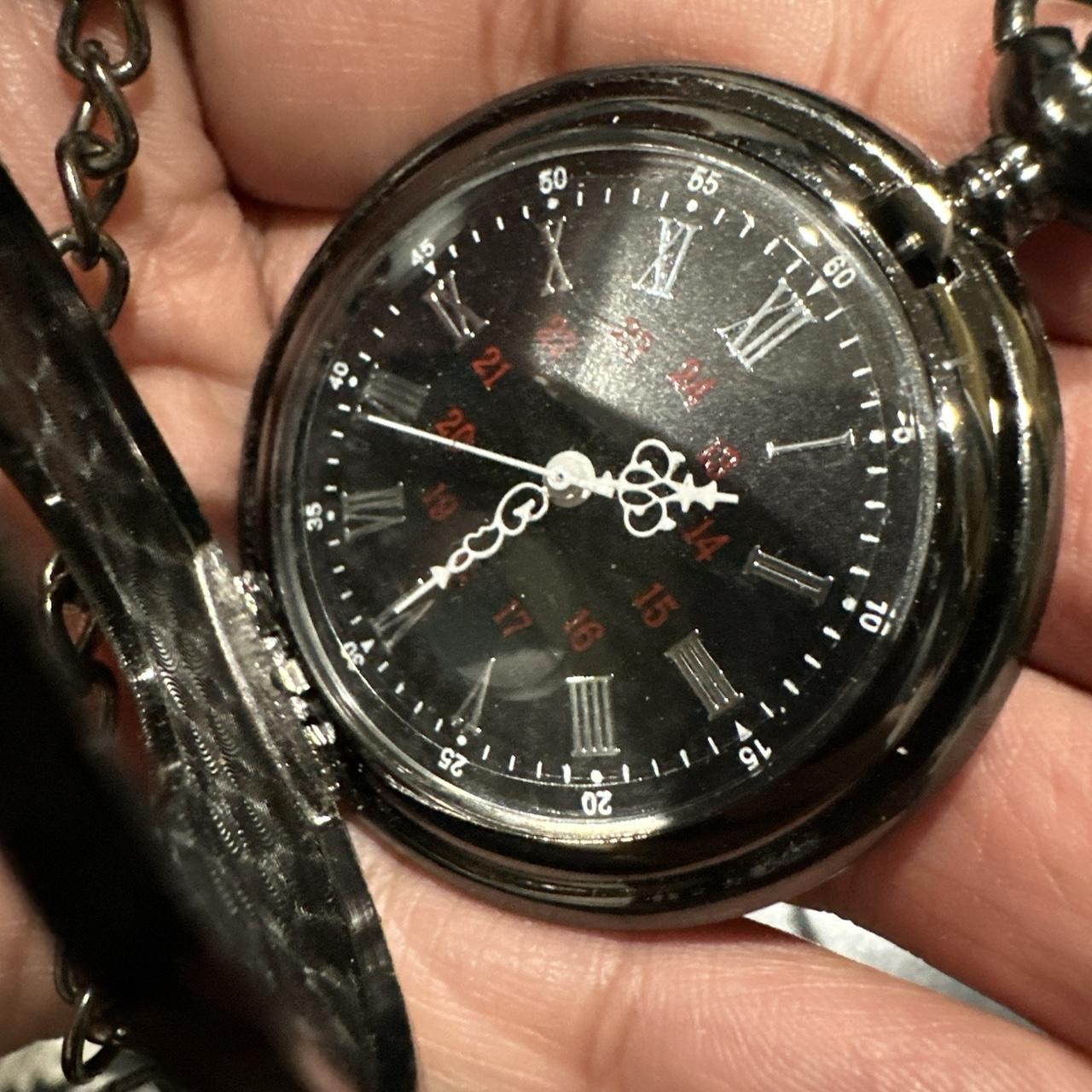 Running pocket watch Roman Round Pocket WatchRoman... - Depop