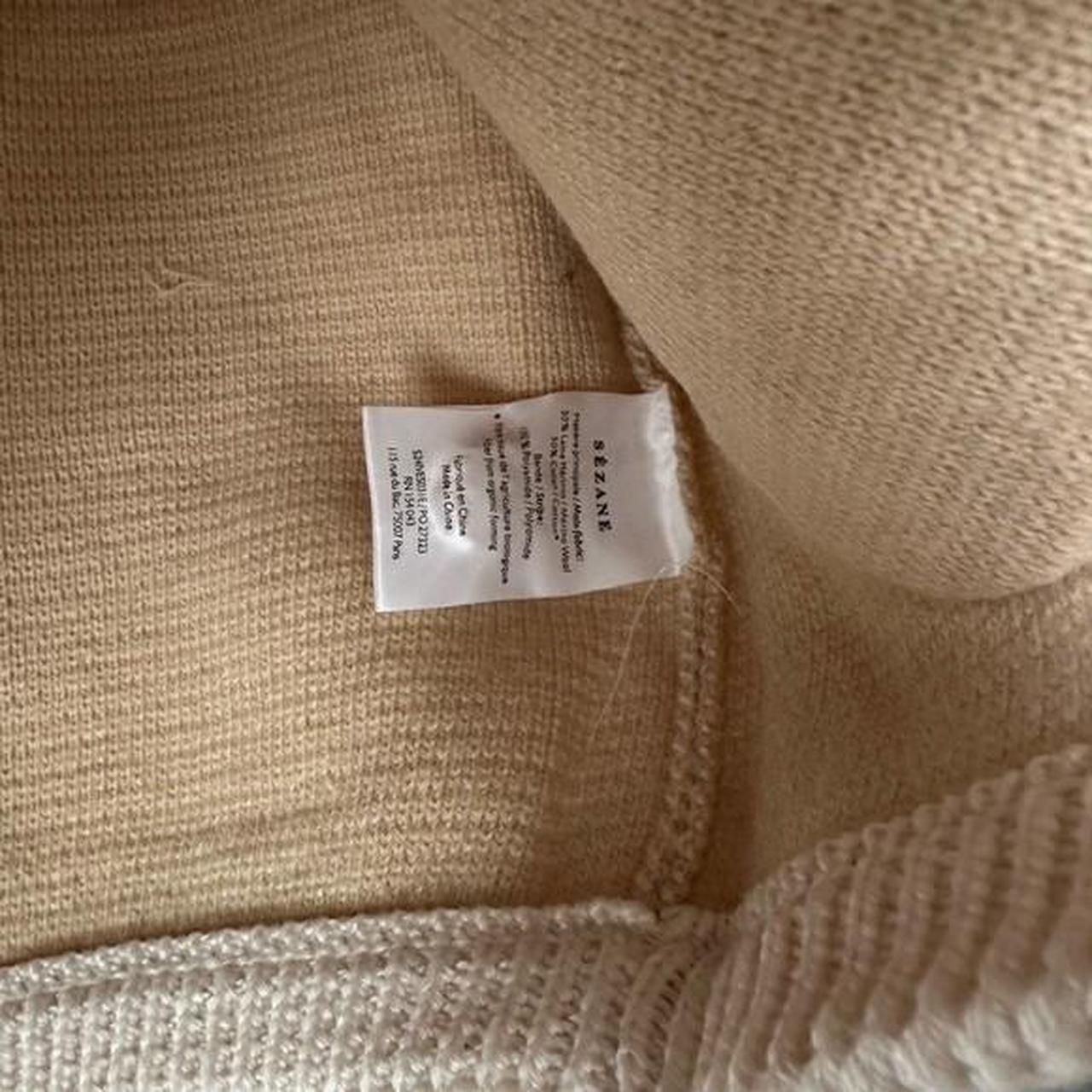 Sezane Auguste Jacket Cream - Depop