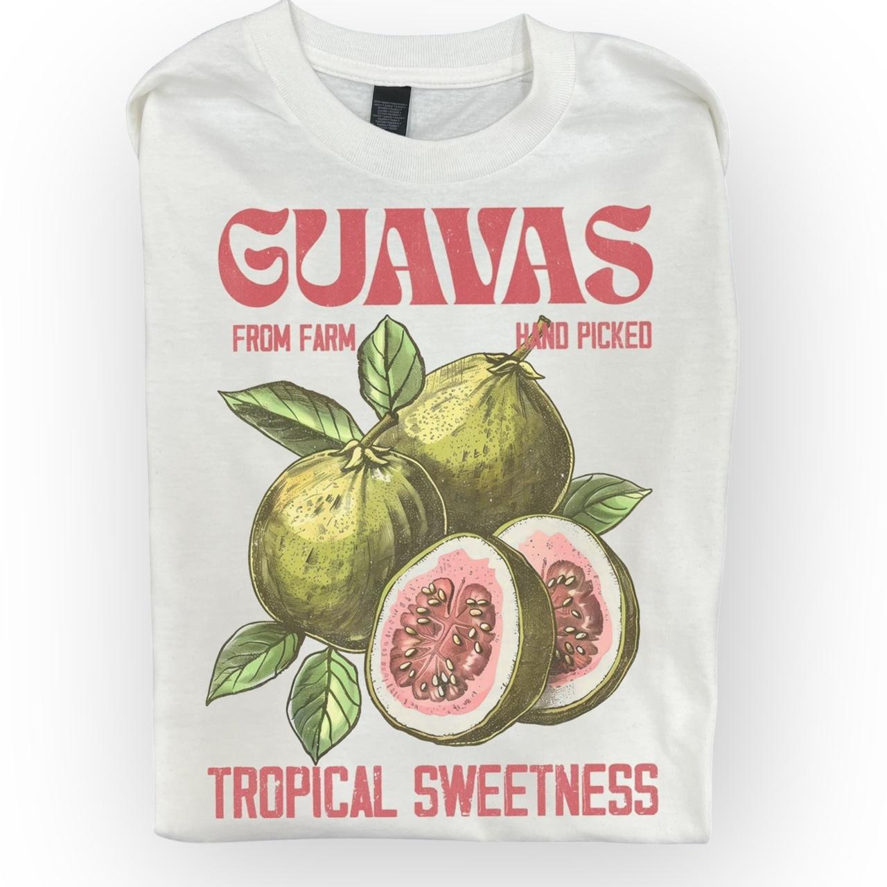 Vintage Style Guavas Fruit Graphic Tshirt ‼️ • size... | Depop