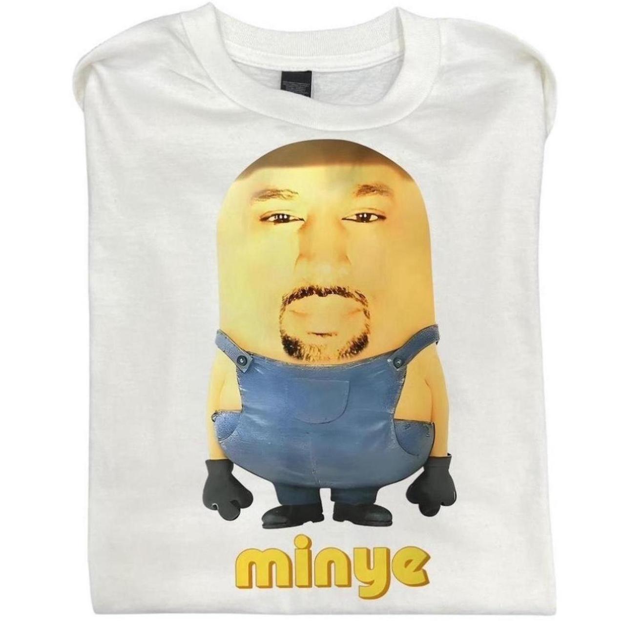 Vintage Style Minye Kanye West Minion Meme... | Depop