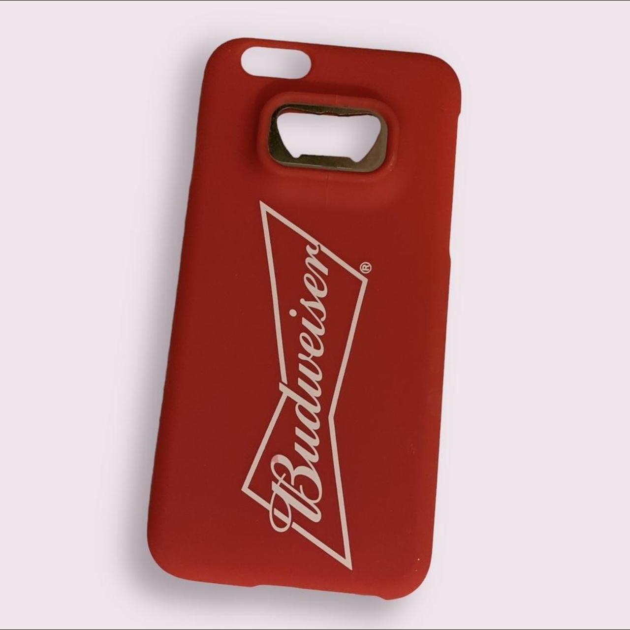 Budweiser iPhone case with bottle opener for iPhone... - Depop