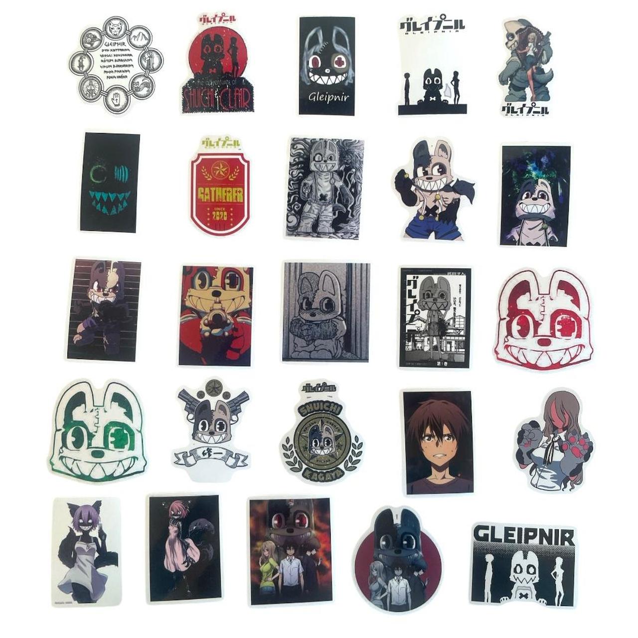 25pcs Gleipnir Anime Stickers Size average 1.5” No... | Depop