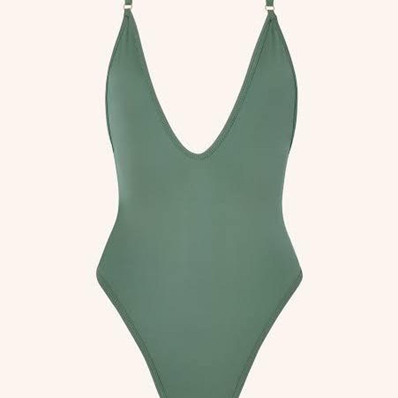 GOOSEBERRY SO CHIC ONE PIECE - SAGE Size Xs Worn a... - Depop