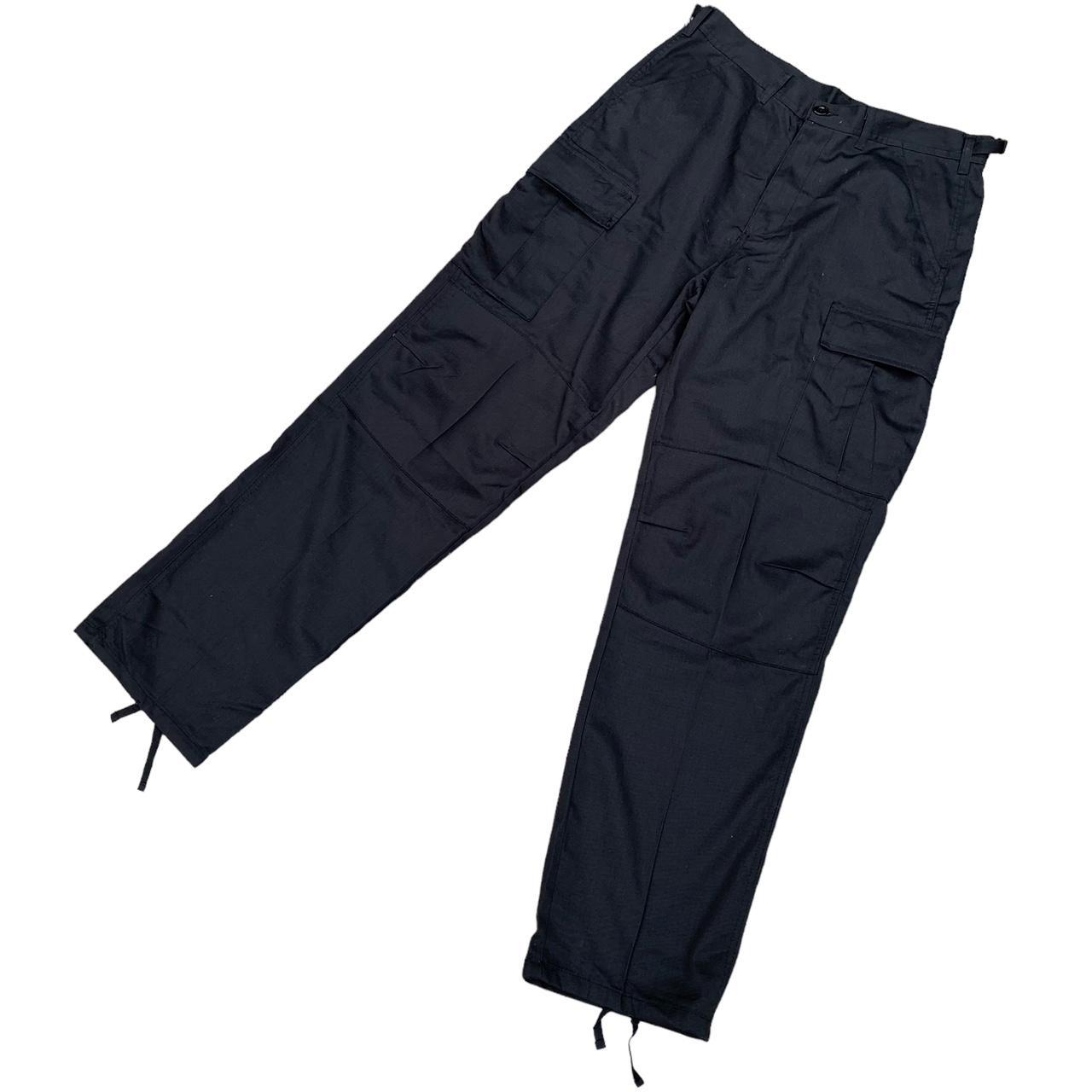 Army Military Black Tactical Patrol Cargo Pants. In... - Depop