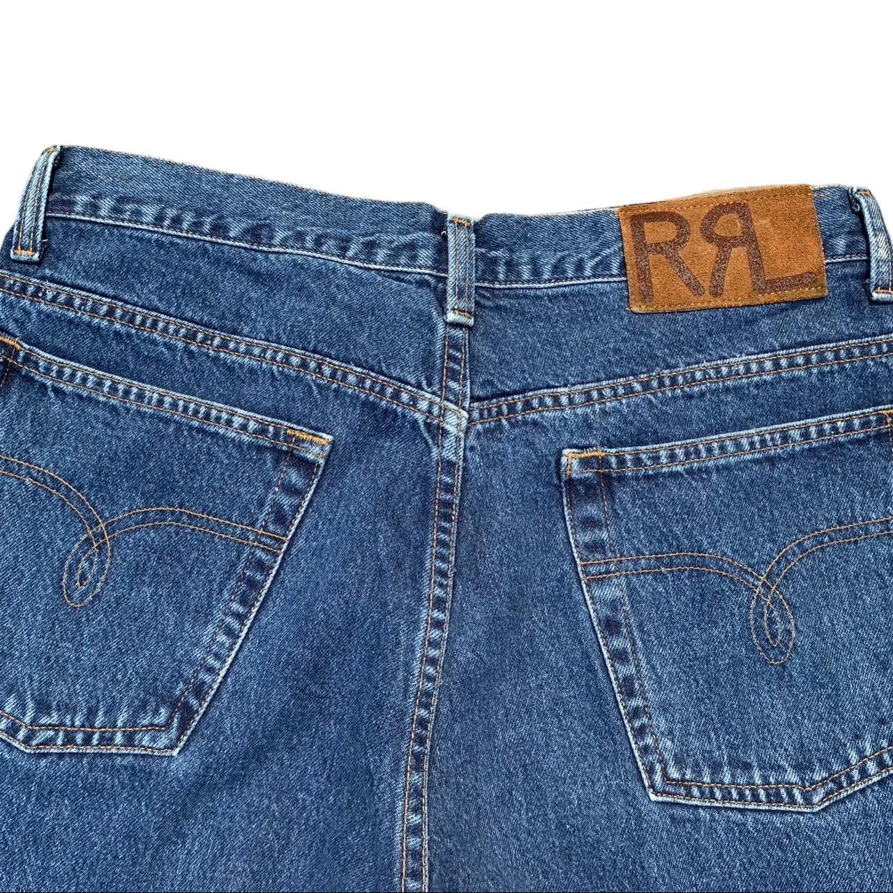 Vintage 90s RRL Ralph Lauren Stonewashed Blue Men’s... - Depop