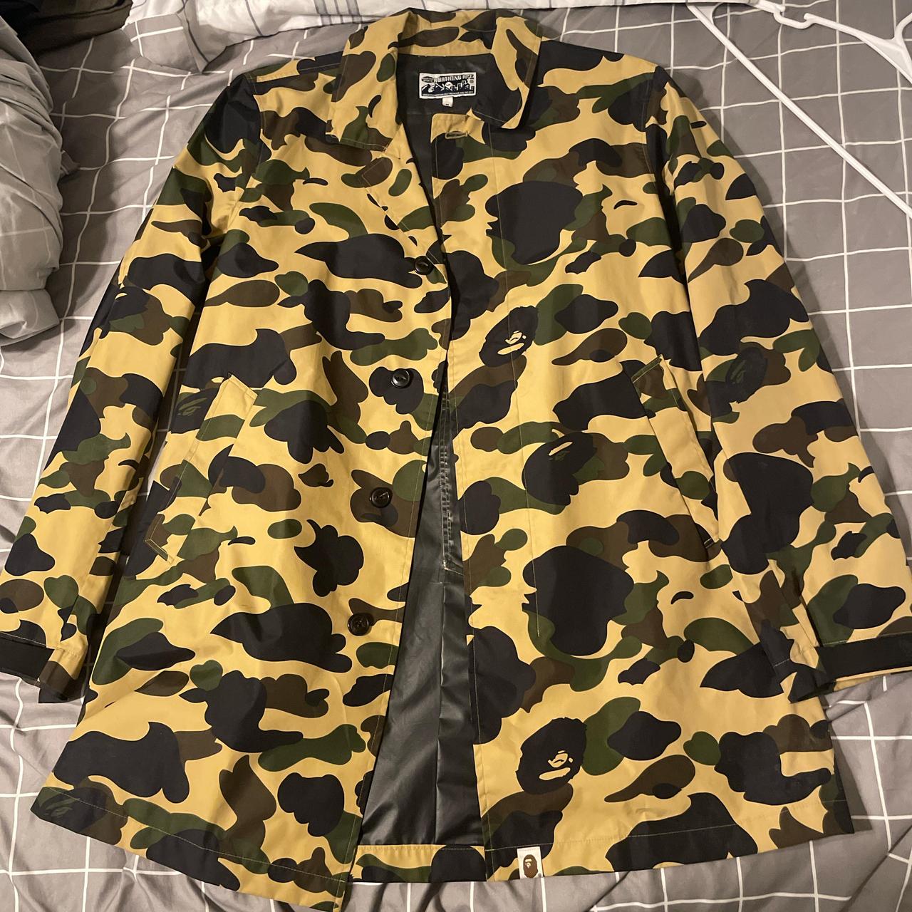 BAPE Blazer Men’s medium yellow, green and black... | Depop
