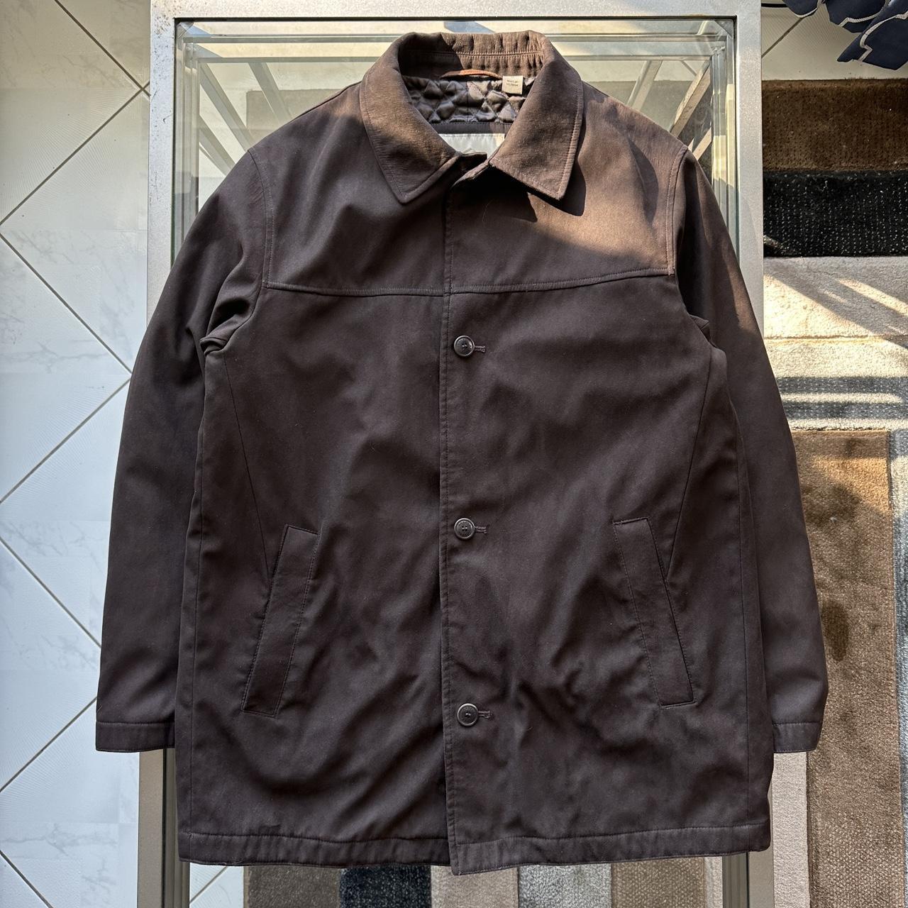 Joseph Abboud Brown Overcoat Coat Jacket | Size... - Depop