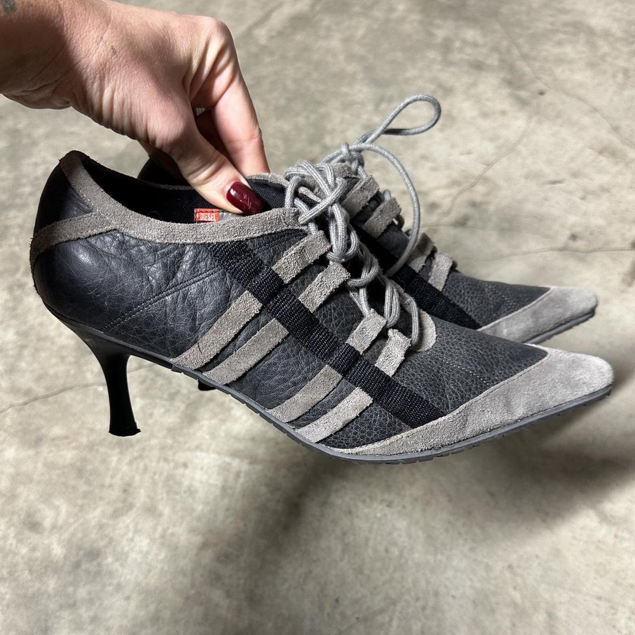 DIESEL sneaker heels boots 9.5 sporty diesel boots... - Depop