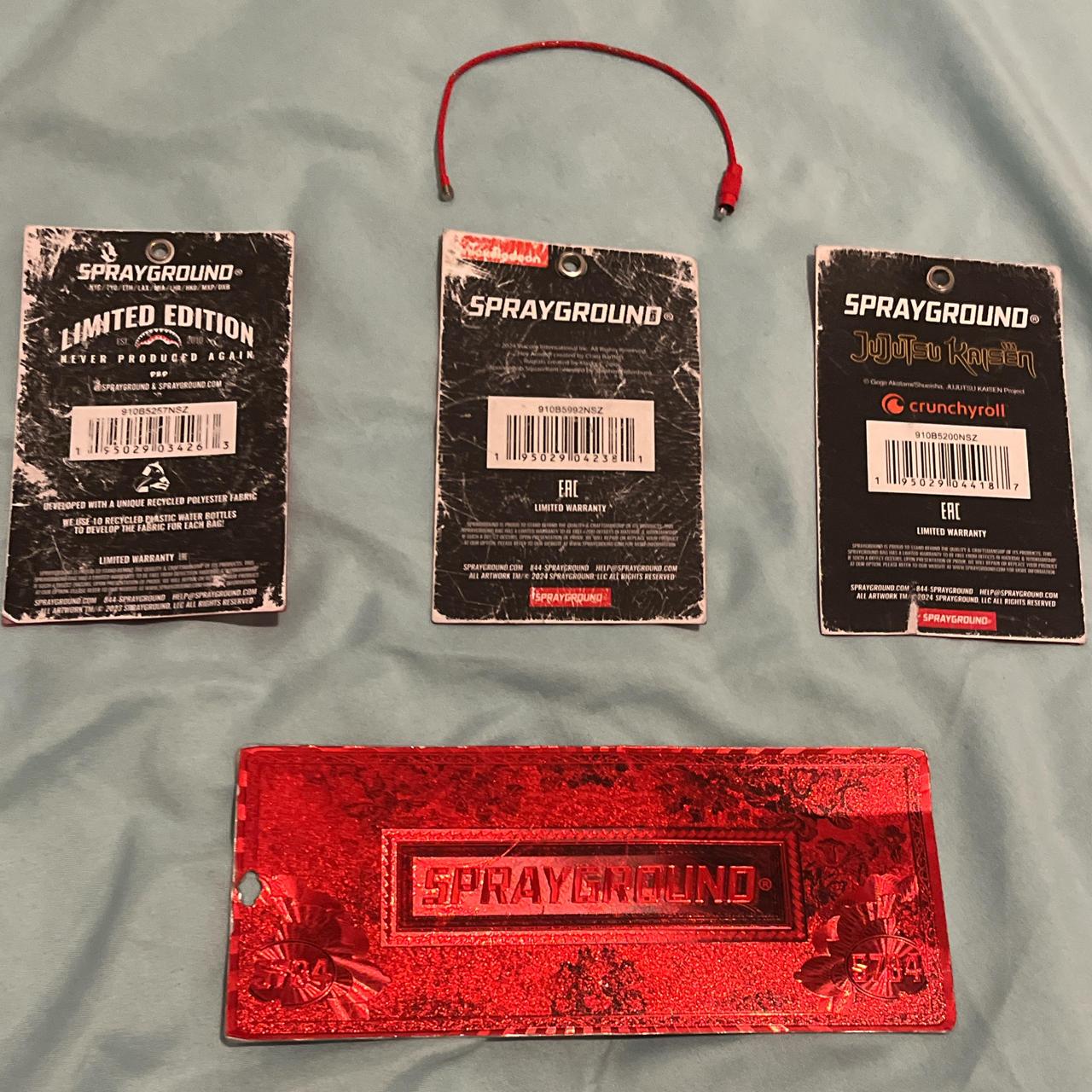 Red and black Sprayground streetwear bundle #streetwear - Depop