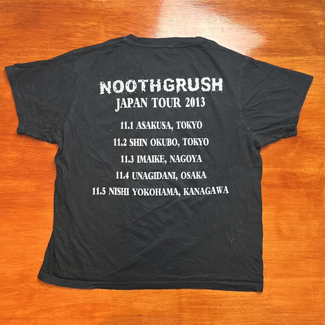 Noothgrush Japan tour 2013 band shirt black... - Depop