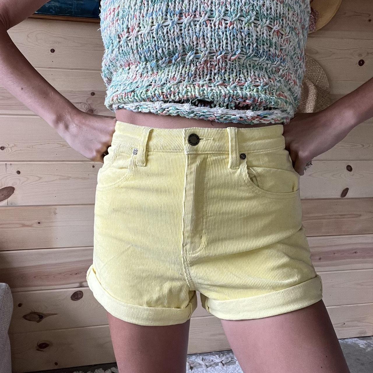 Cutie Rollas corduroy shorts 💛💛 - Depop