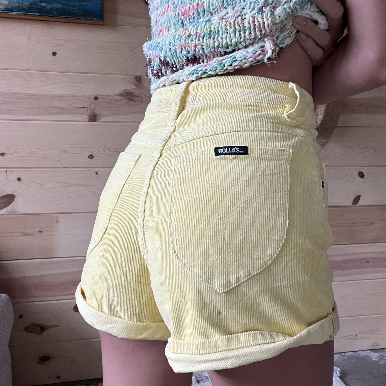 Cutie Rollas corduroy shorts 💛💛 - Depop