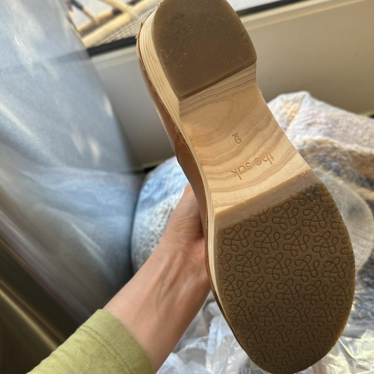 Clog boots by the Sak — leather and crochet can... - Depop