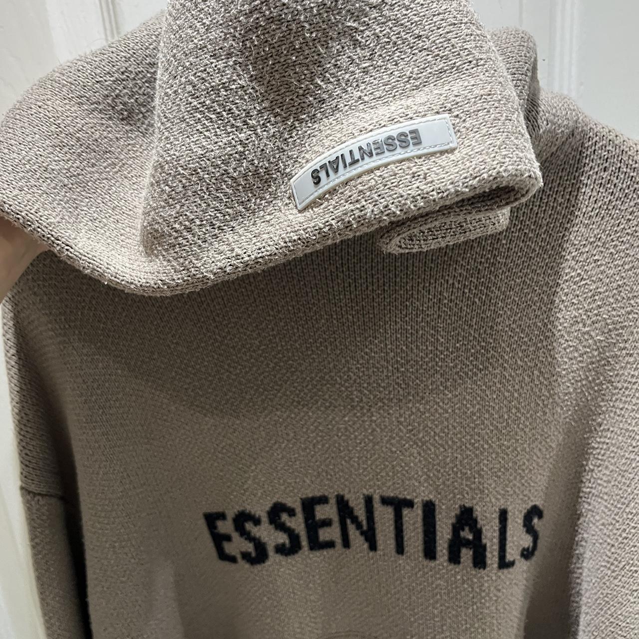 Essentials Jumper Khaki - Womens Size XS Excellent... - Depop
