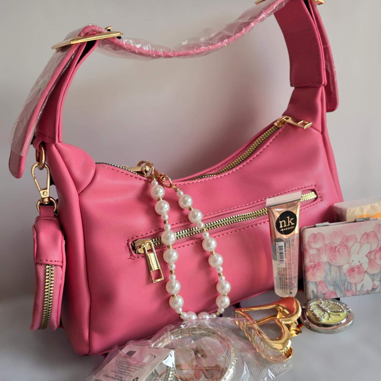 It Girl PU Bag - Baby Pink - Depop