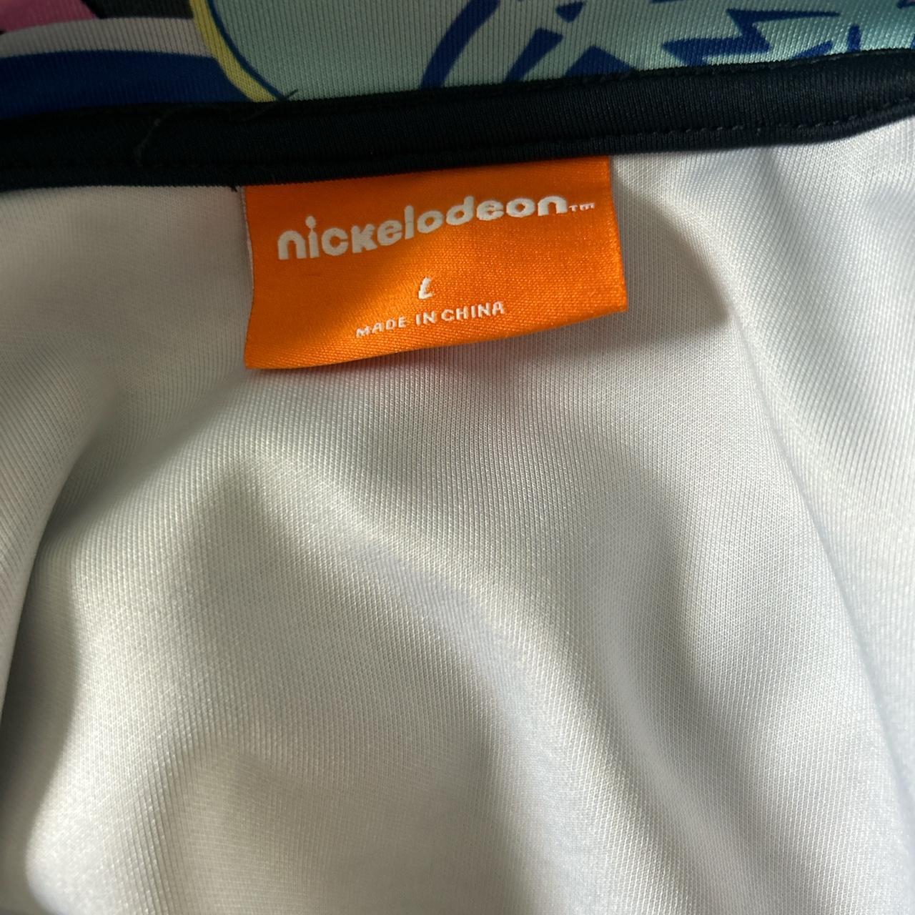 Multi-coloured Nickelodeon zip-up jacket rare... - Depop