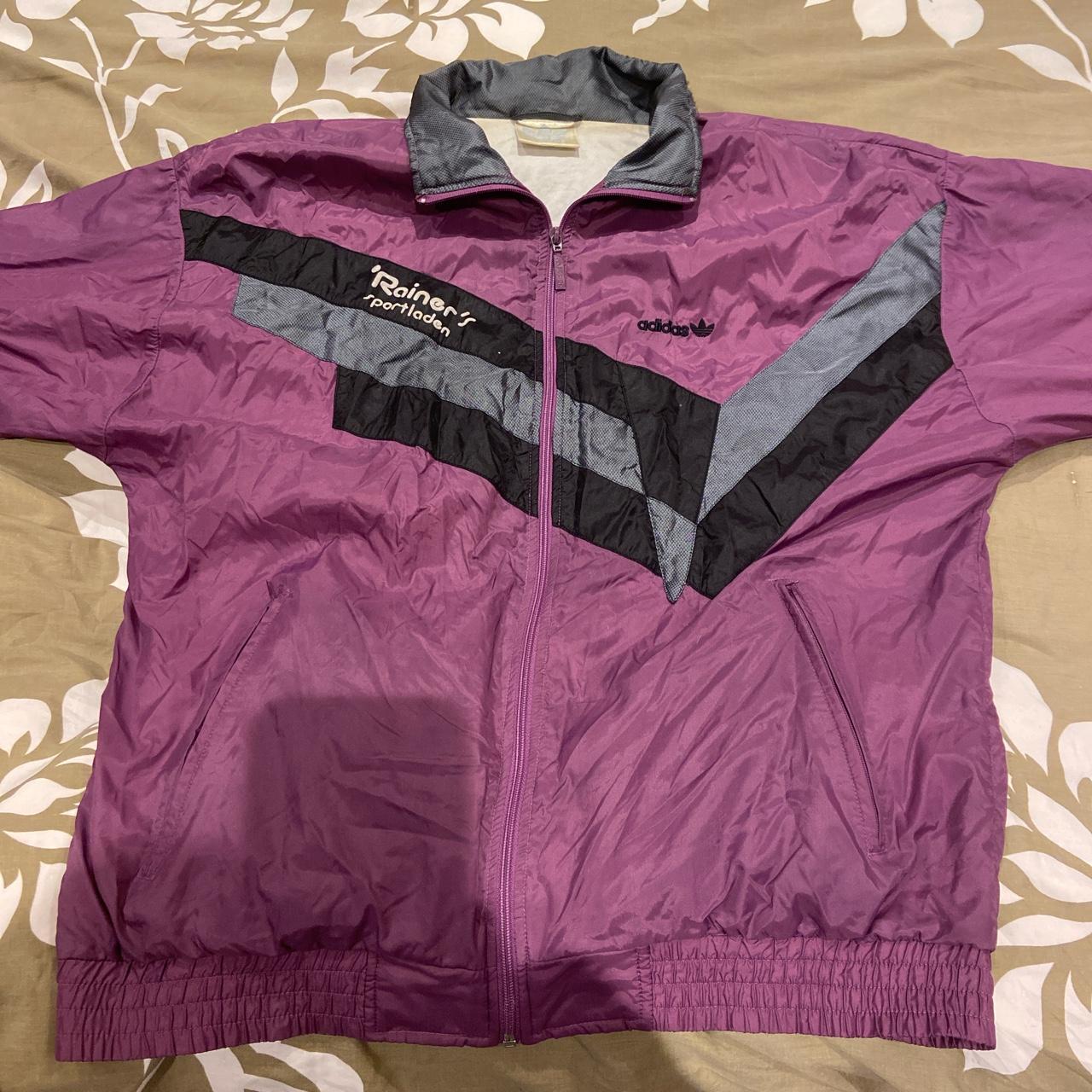 Adidas Men's Purple Jacket | Depop