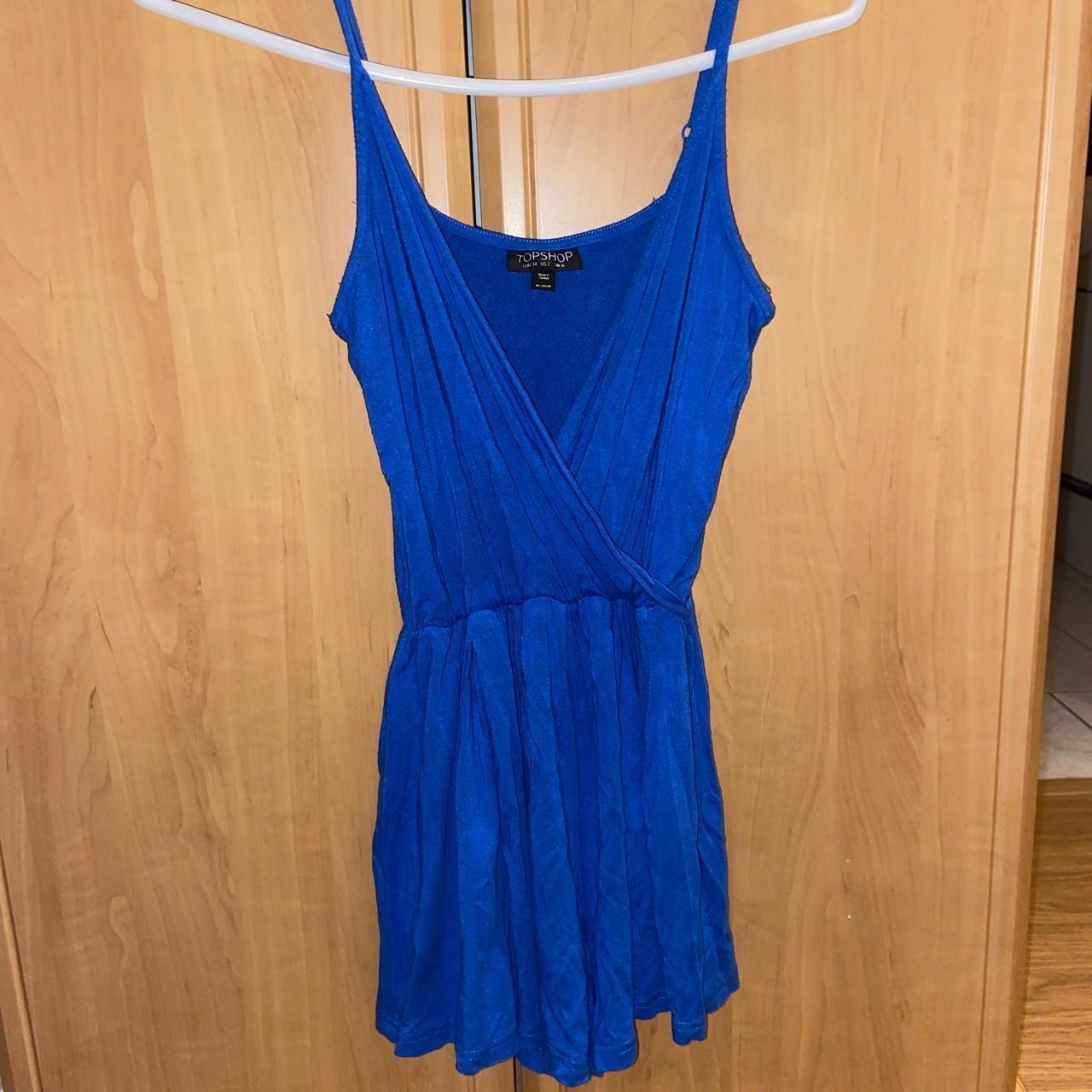 Blue playsuit Playsuit Short playsuit Mini... - Depop