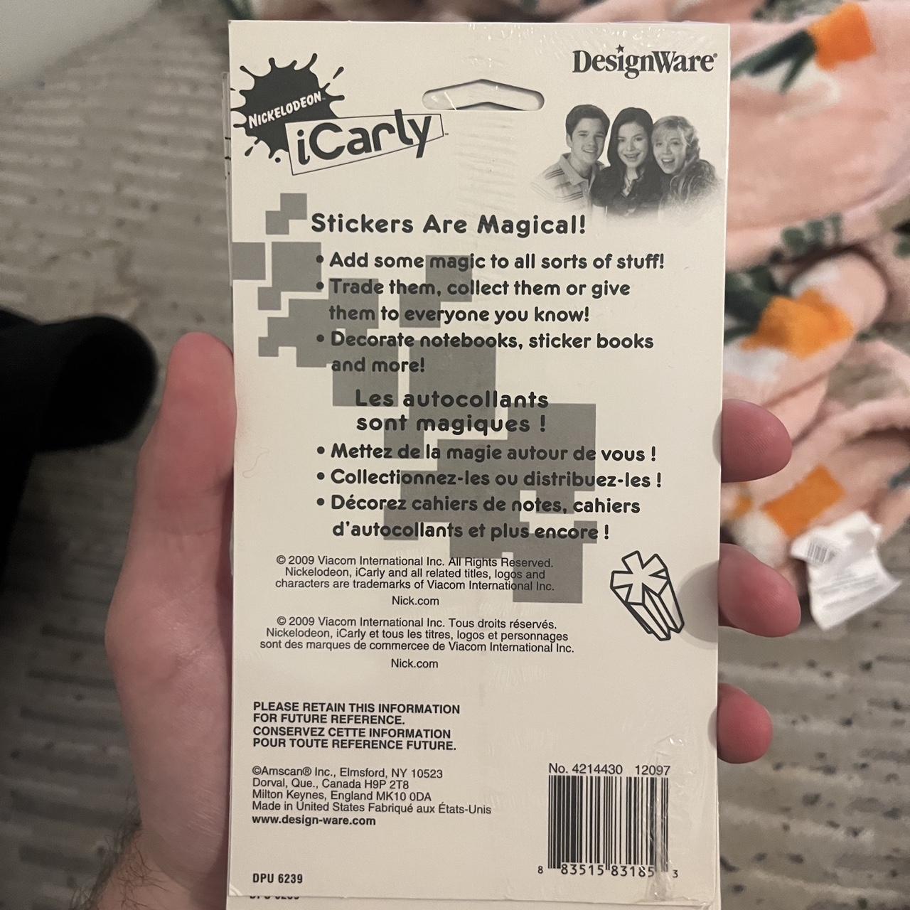 iCarly Nickelodeon 2 Sticker Sheets Brand new in... - Depop