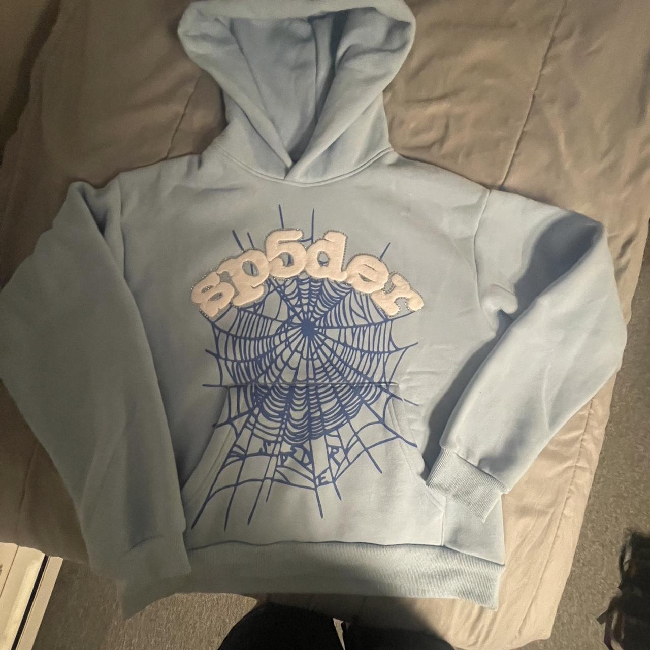 Sp5der light blue - Depop