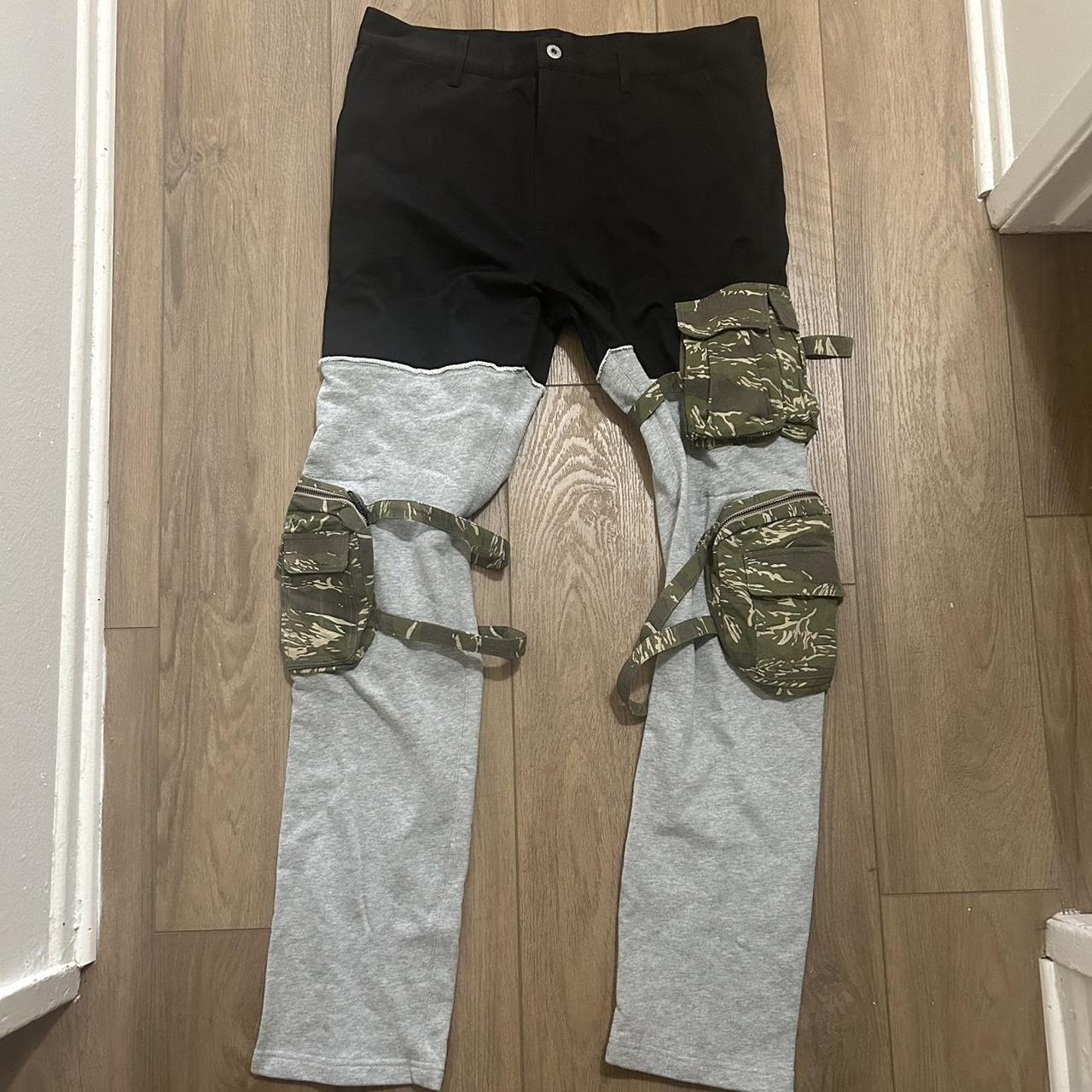 Number (N)ine Hybrid Cargo Sweats Lookalike without... - Depop