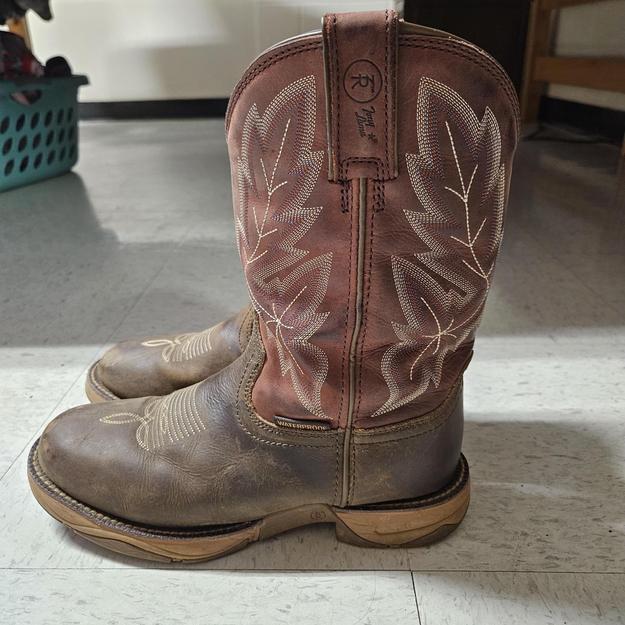 Tony Lama Cowboy boots. Size 9D. Roper... | Depop