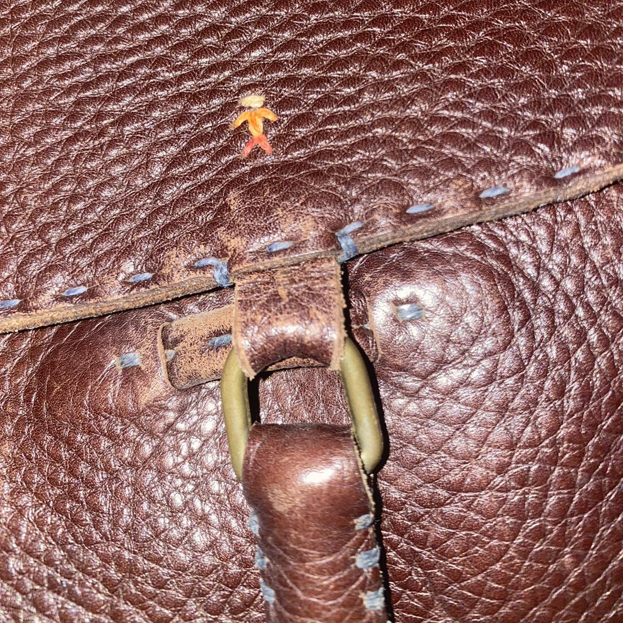 chocolate brown leather purse should bag with off... | Depop