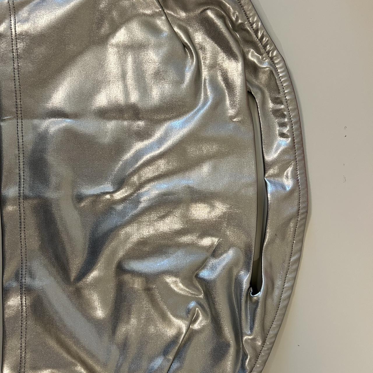 Urban outfitters silver metallic tube top in size xs | Depop