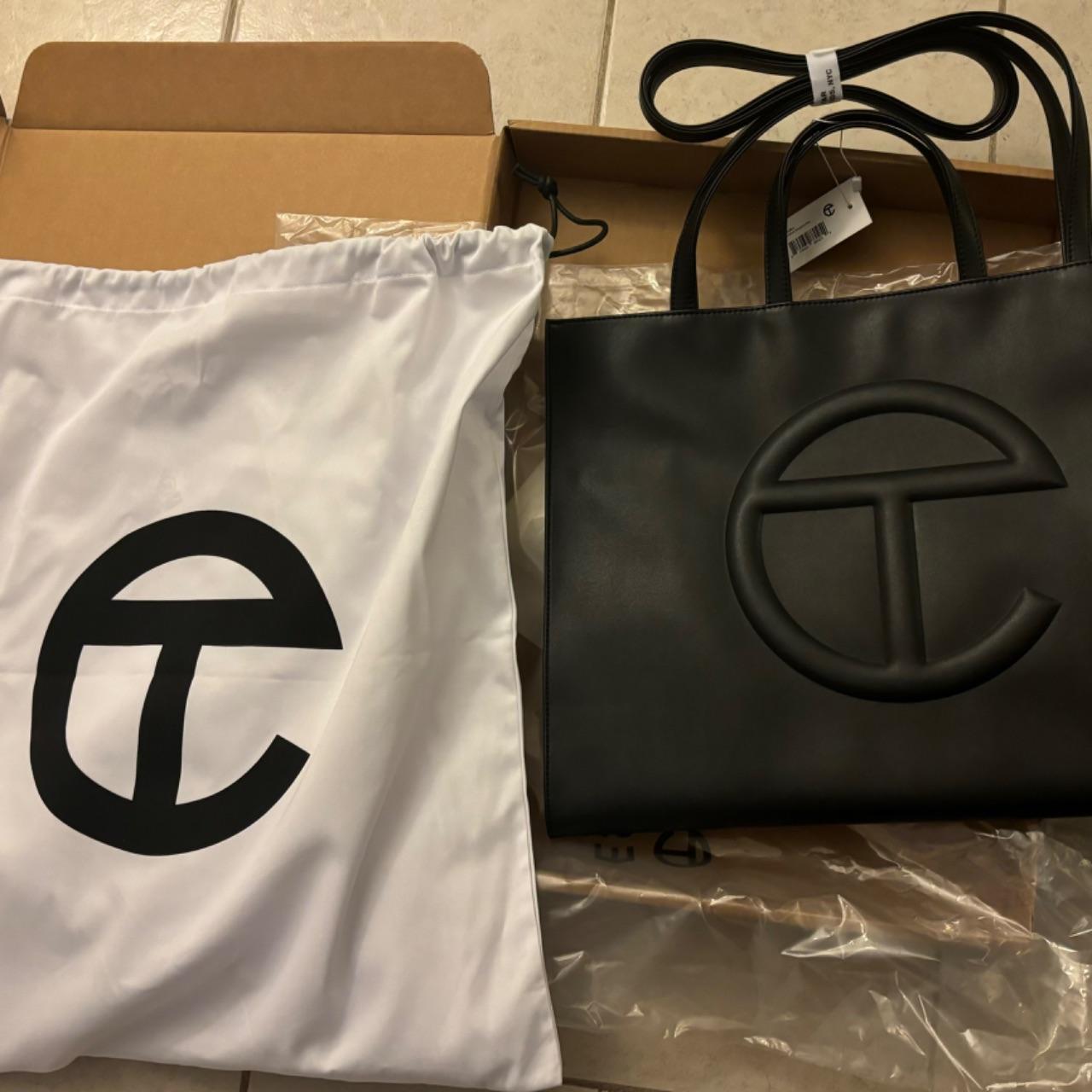 Large black Telfar Shopping Bag. Brand new with all... - Depop