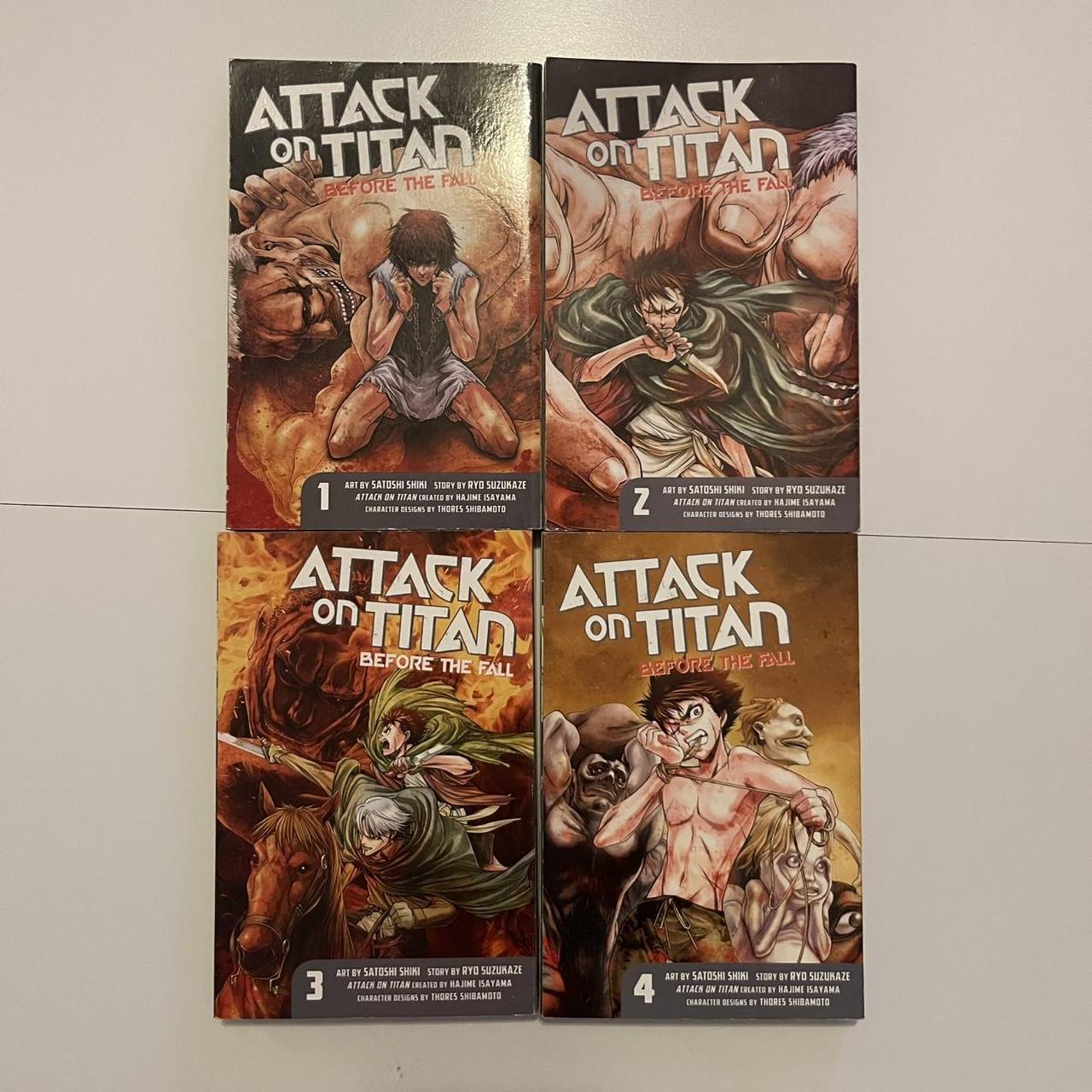 Attack on Titan before the fall volumes 1-4 #Aot... | Depop