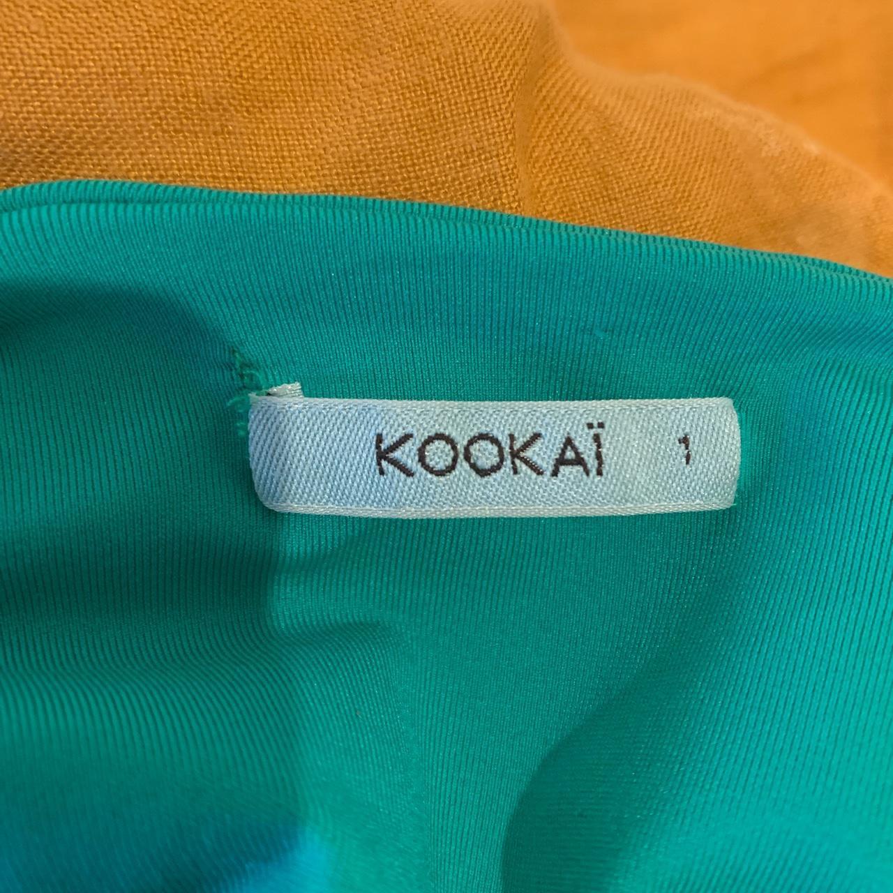 Kookai green bodycon dress Old size 1, can fit... - Depop