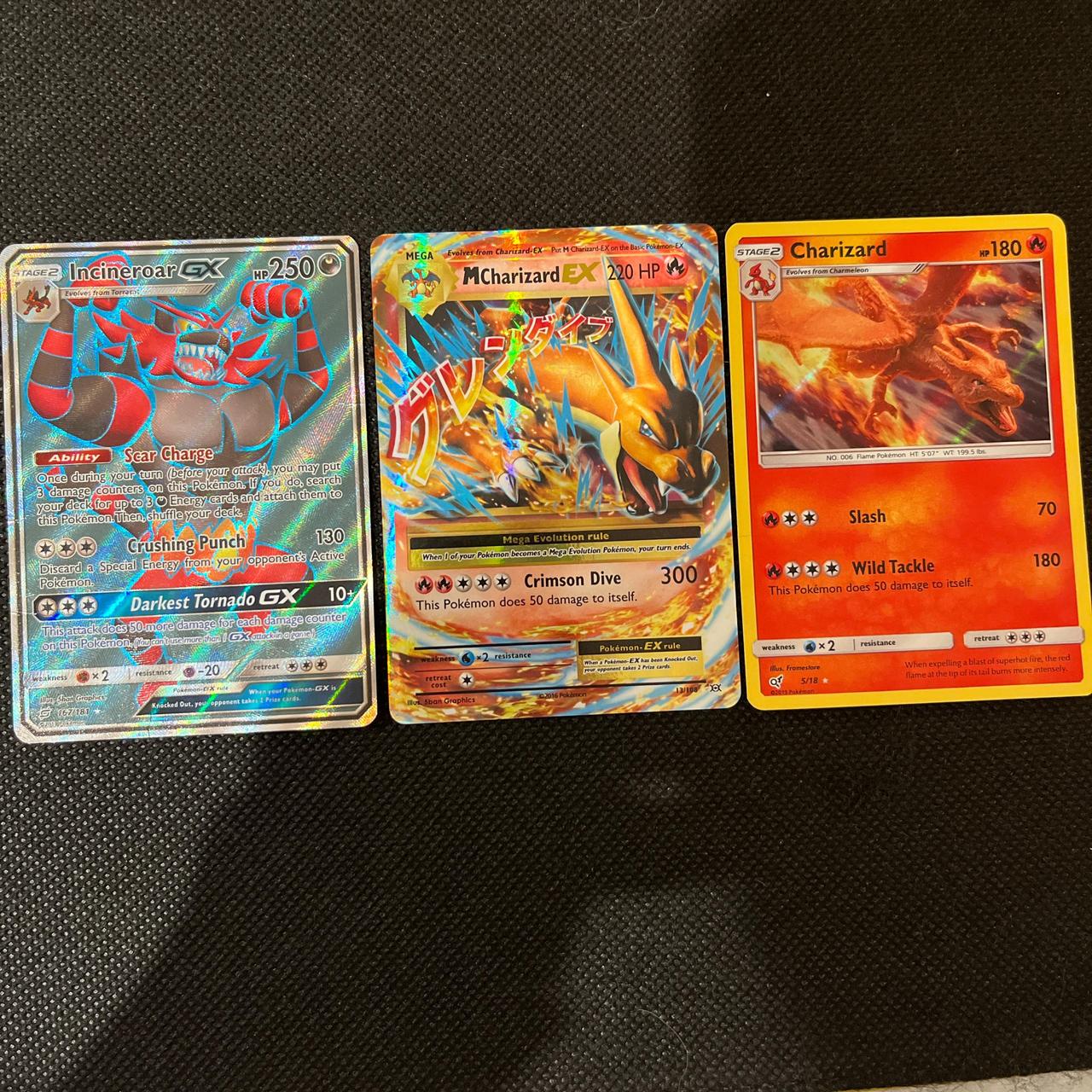 #M Charizard-EX (EVO-13) #Incineroar-GX... | Depop