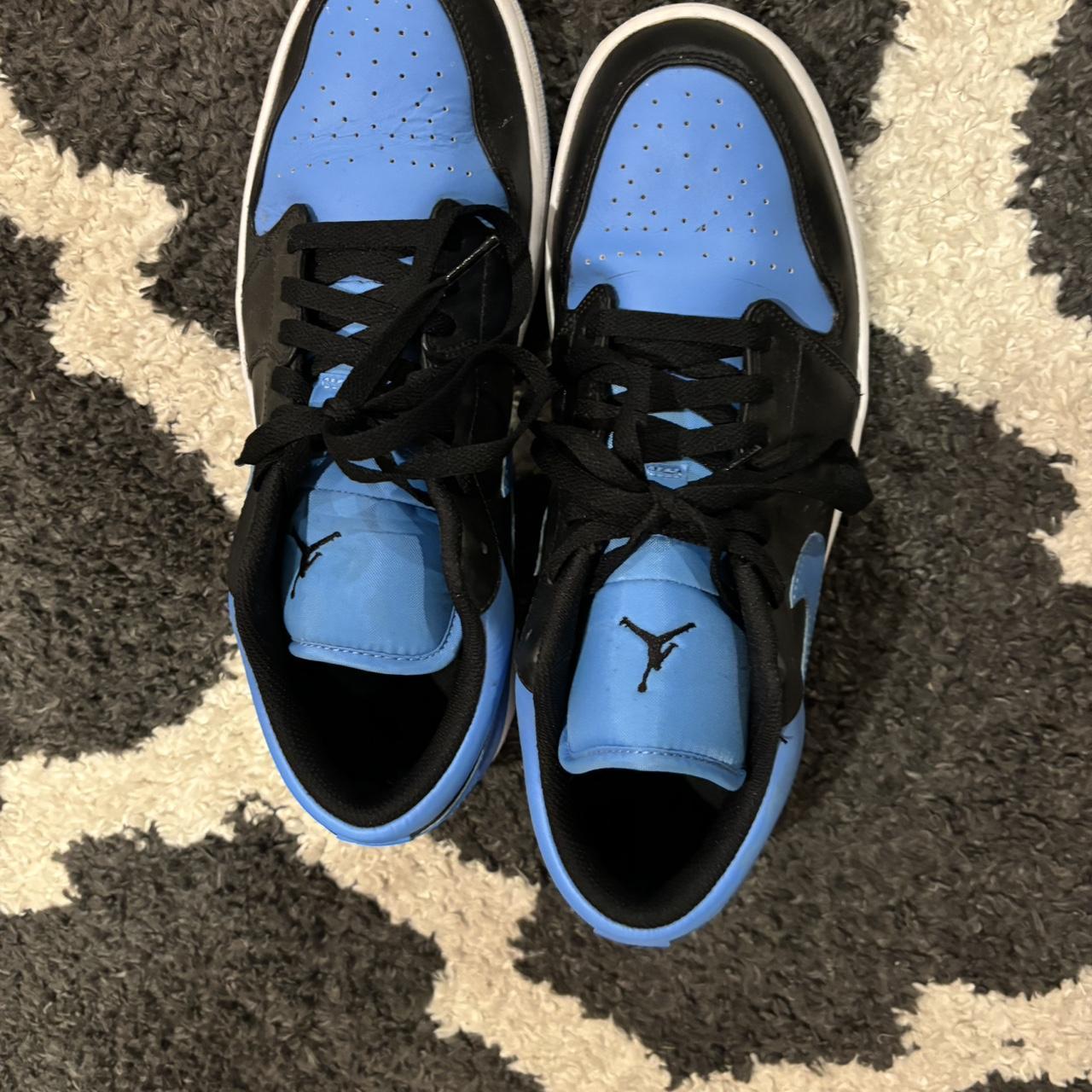 air jordan lows blue men’s size 10.5 men worn 2-3... - Depop