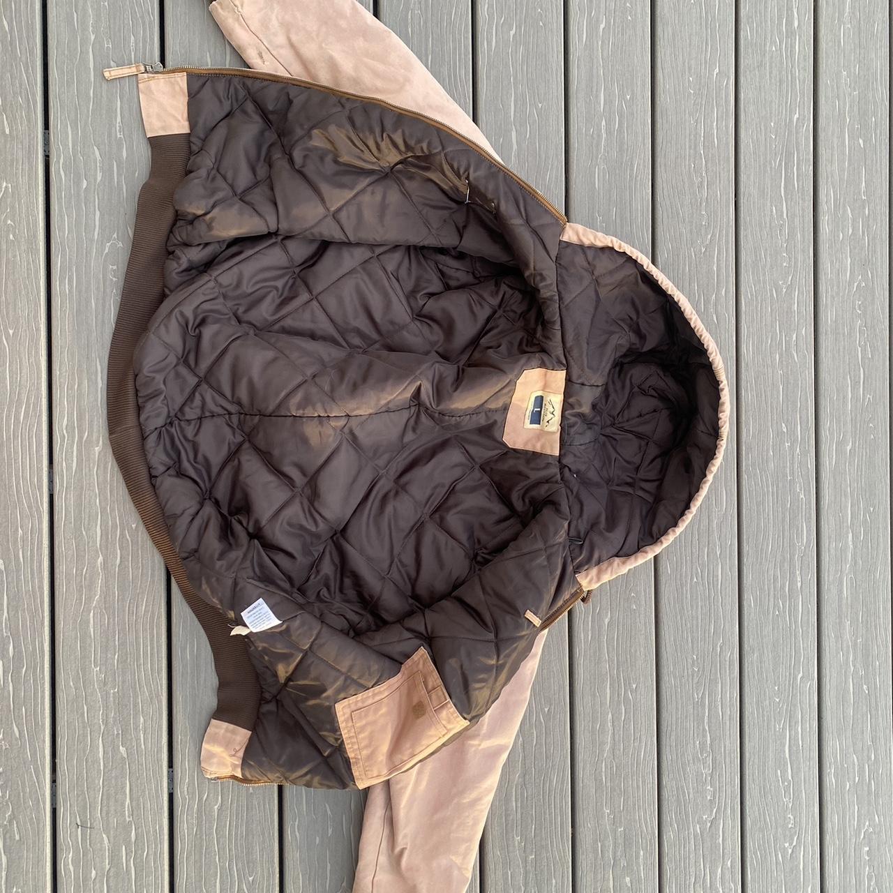 This Marlboro vintage brown jacket is a timeless... - Depop