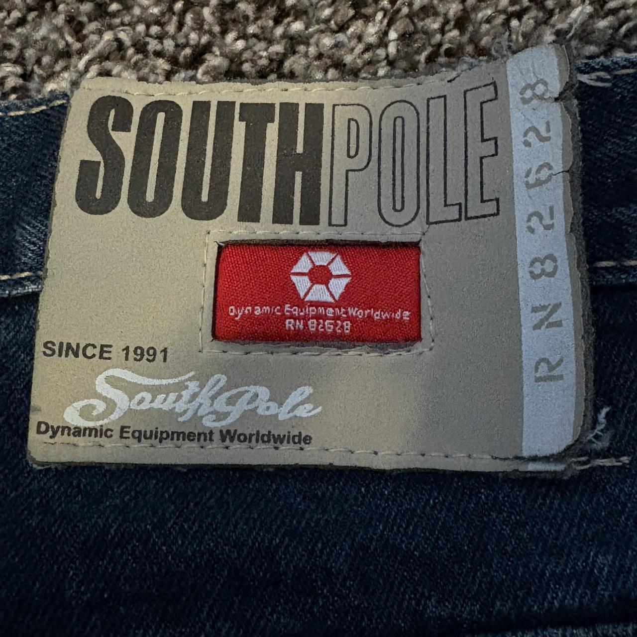 South Pole red tags Embroidered back pocket Very... - Depop