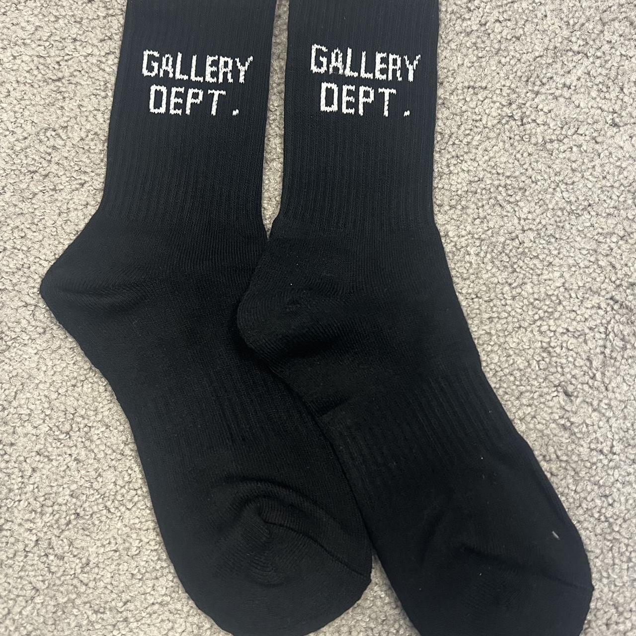 Gallery Dept Socks Men’s Large 9-13 1 pair black... - Depop