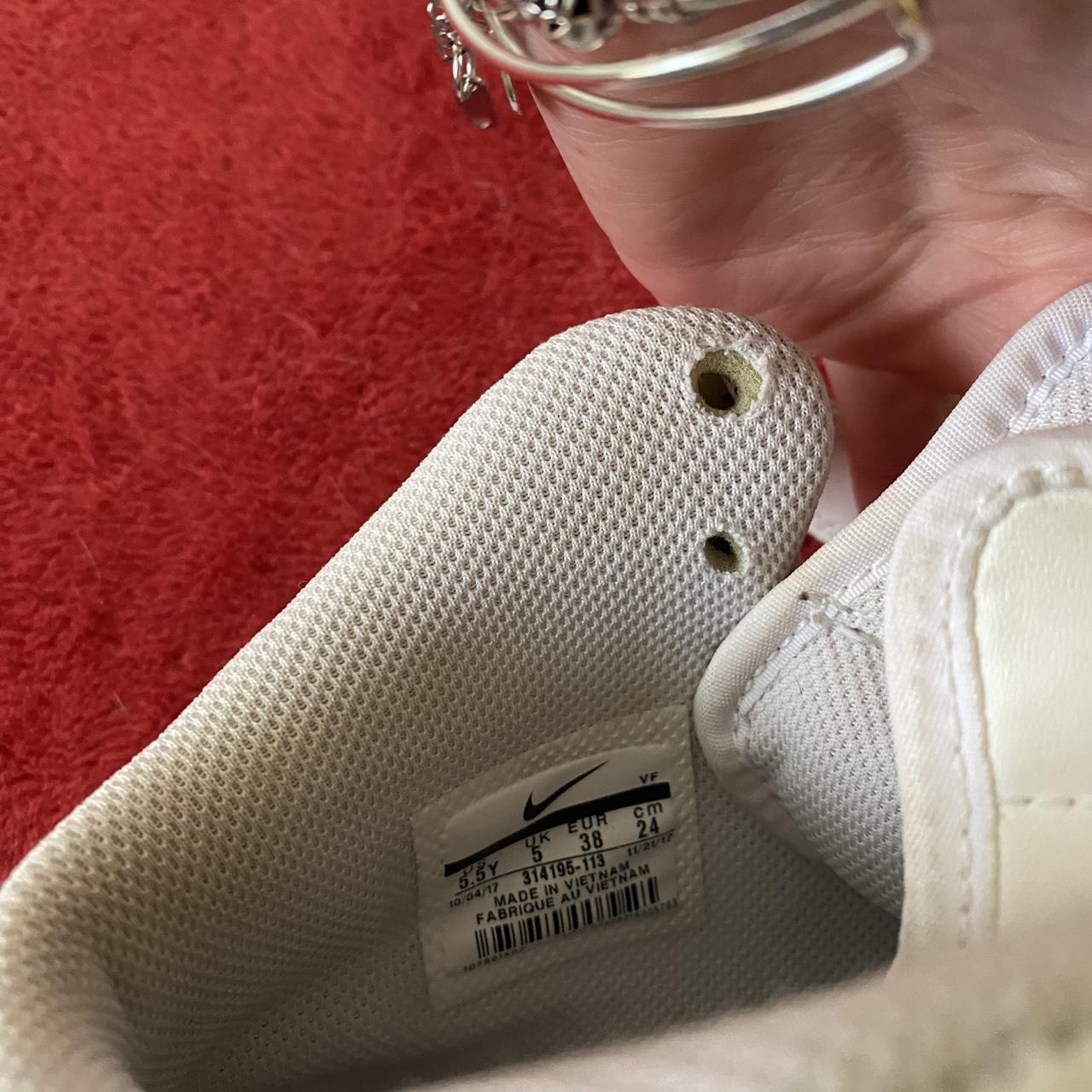 White Nike Air Force 1 Mid trainers. Great... | Depop