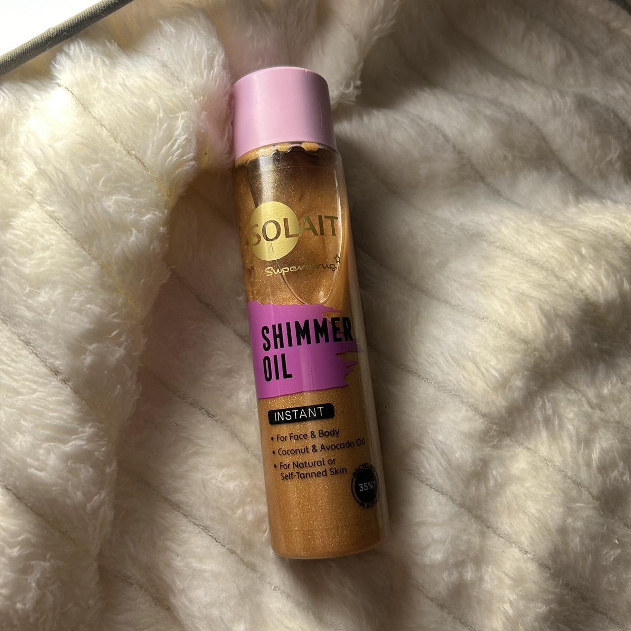 Superdrug Solait Shimmer Body Oil 100ml Brand... - Depop