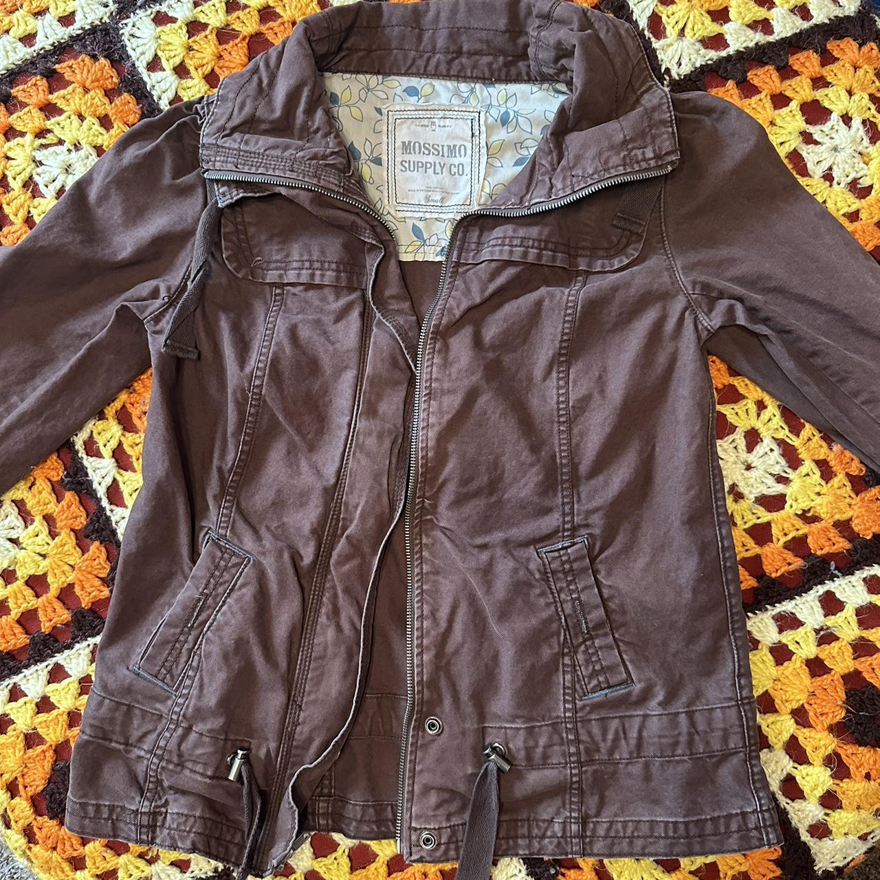 Brown Mossimo Supply Co jacket with a boho vibe jacket - Depop