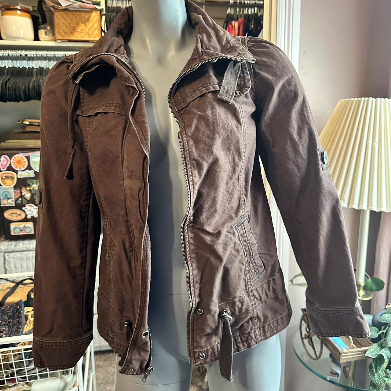 Brown Mossimo Supply Co jacket with a boho vibe jacket - Depop