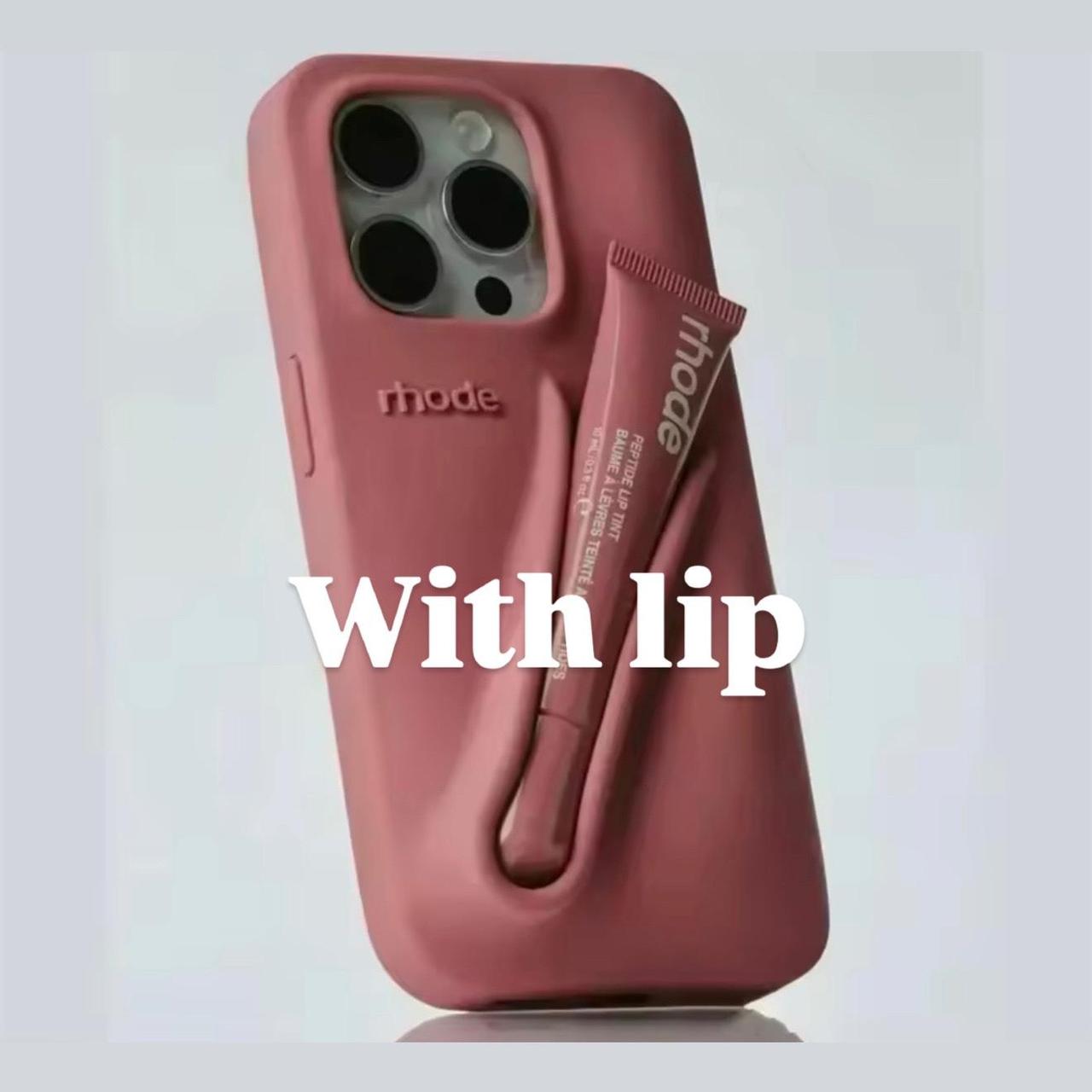 With lip color SALTY TAN included case rode iPhone... | Depop